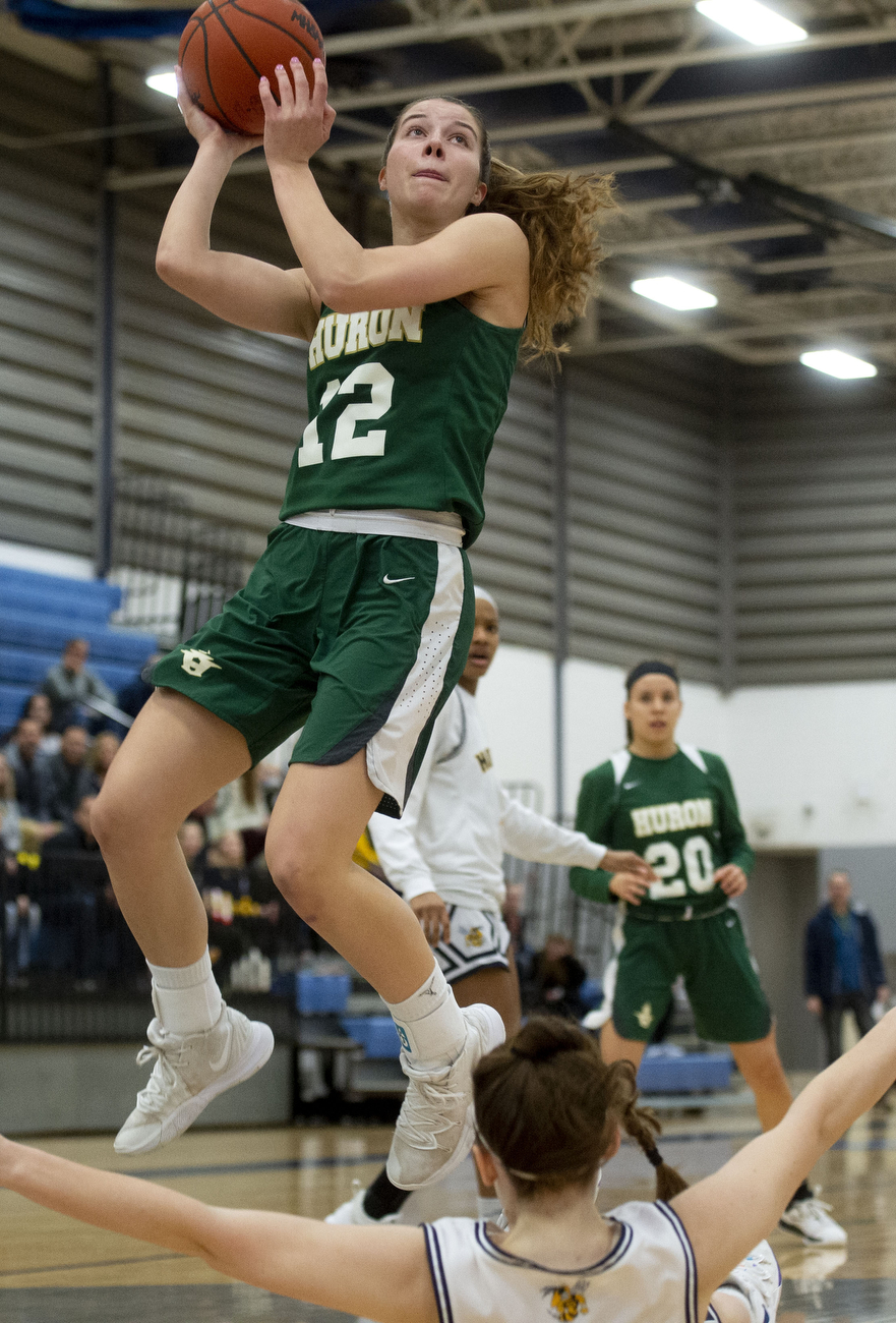 Saline defeats Ann Arbor Huron in girls basketball district finals ...