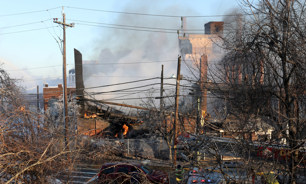 Massive blaze at historic Marcal Paper plant turns building into ...