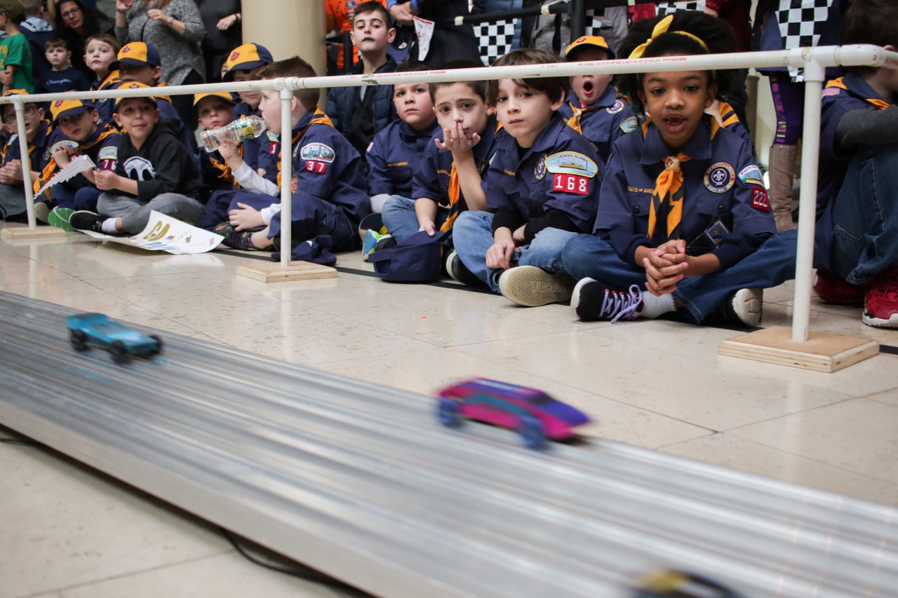 Staten Island Cub Scouts race cars at Pinewood Derby - silive.com