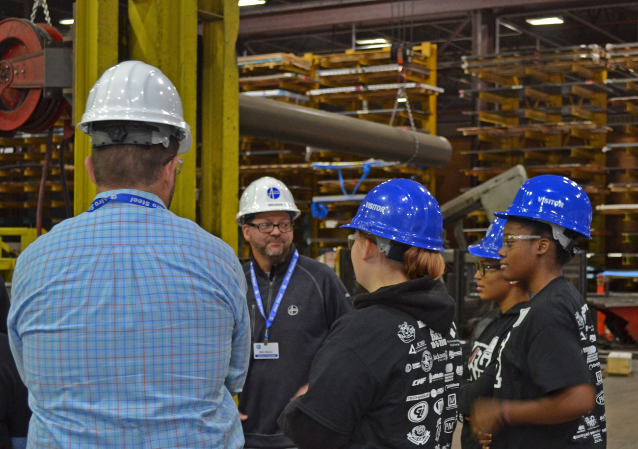 Students visit Alro Steel - mlive.com