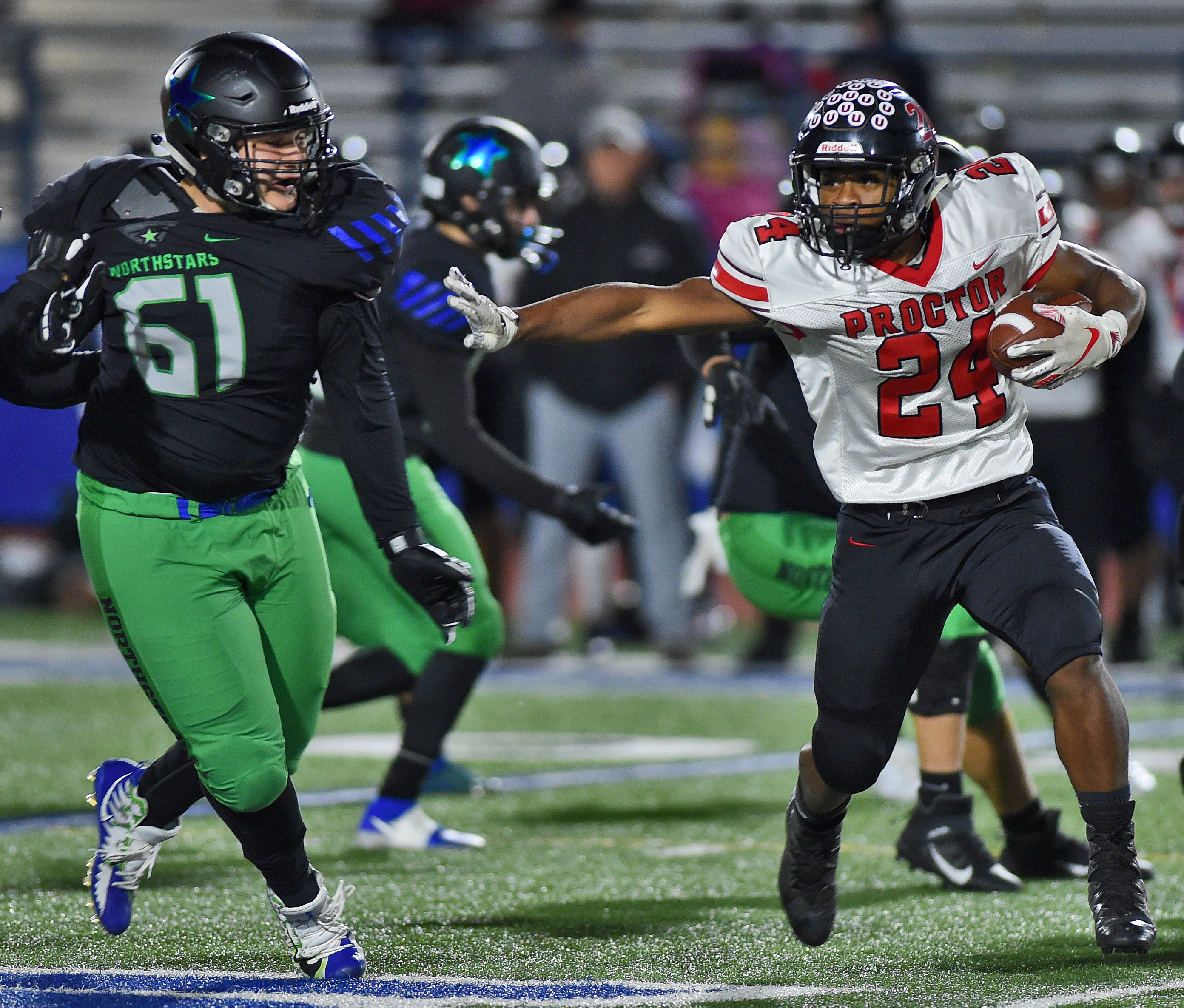 CN-S vs. Utica- Proctor in Section lll Class AA high school football ...