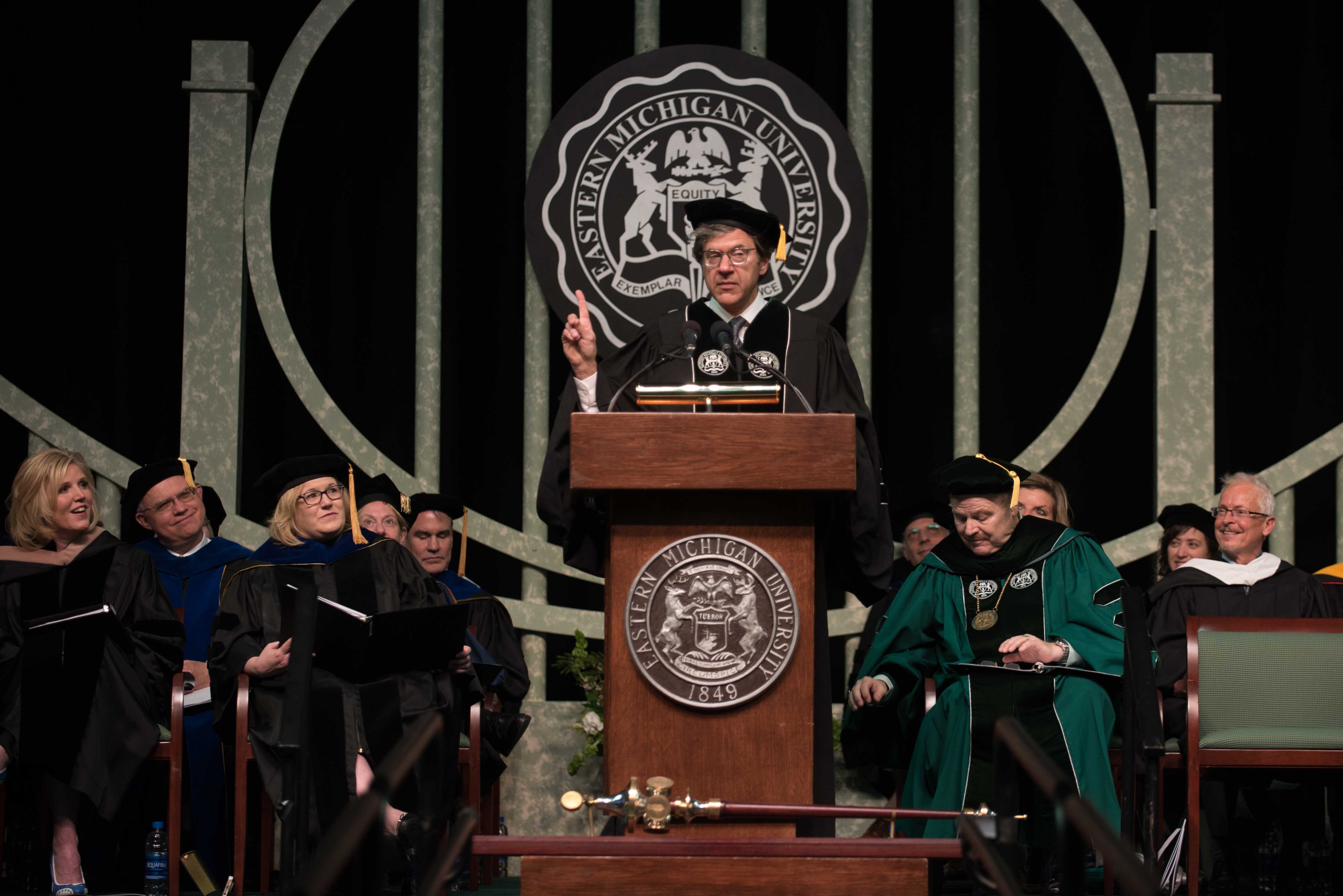 Eastern Michigan University students celebrate spring commencement ...