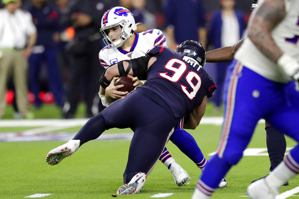 NFL Wild Card Playoff: Buffalo Bills at Houston Texans, Jan. 4, 2020 ...