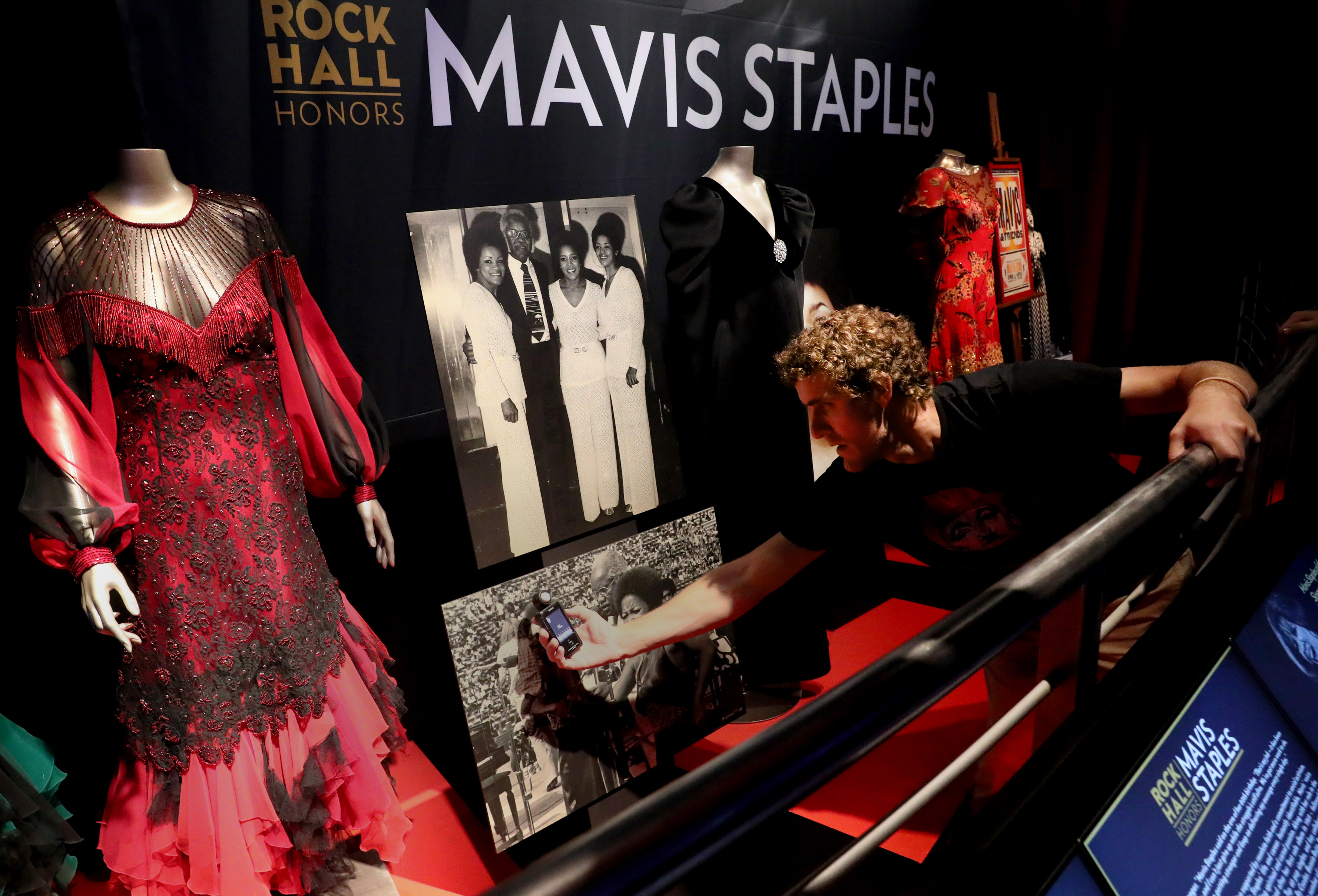 Mavis Staples exhibit at Rock & Roll Hall of Fame and Museum ...