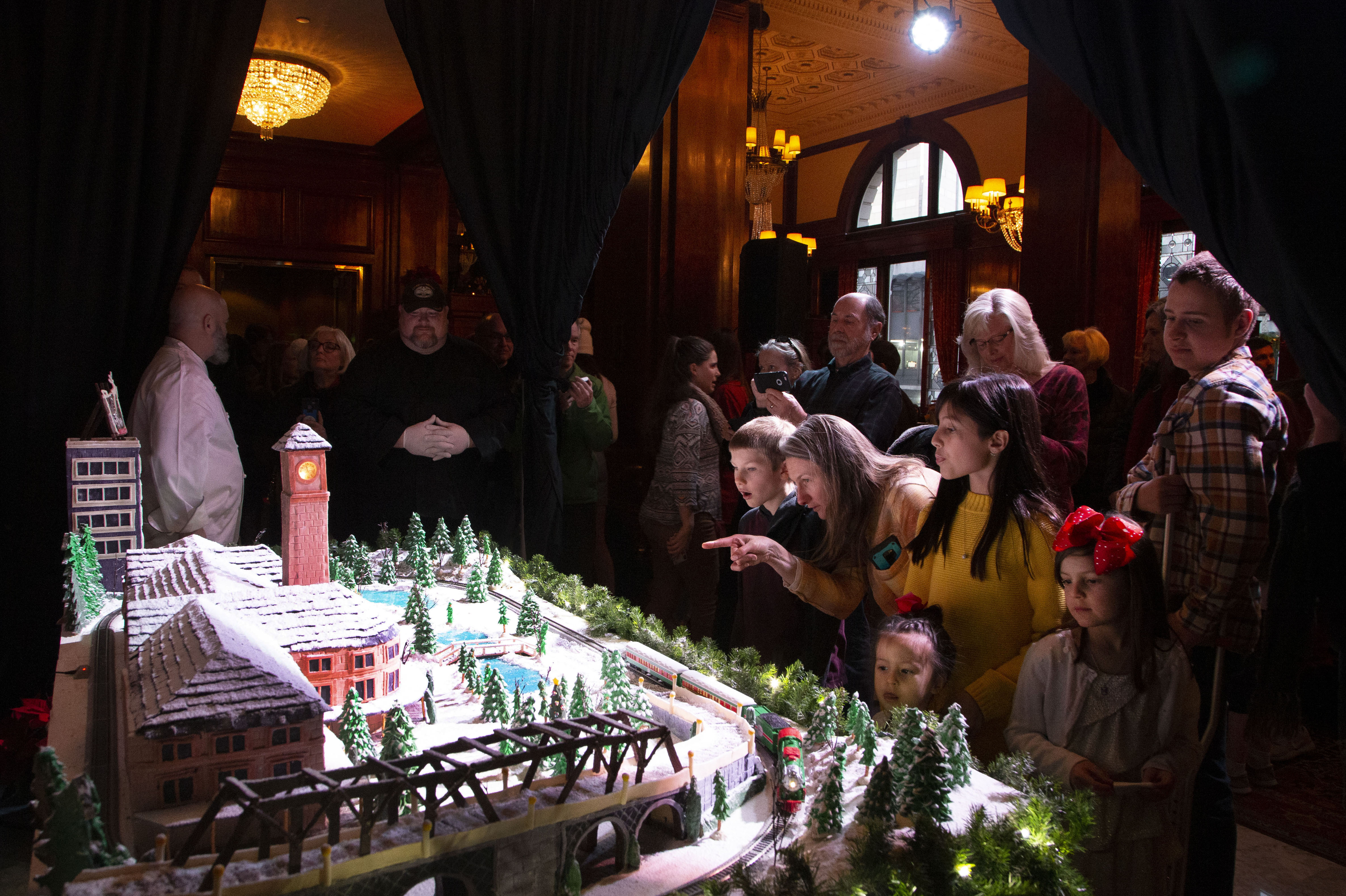 Benson Hotel gingerbread house - oregonlive.com