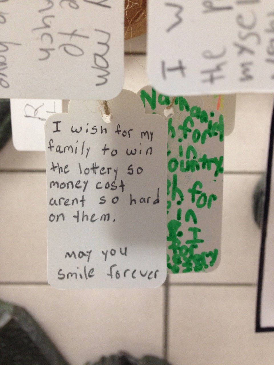 Students share hopes on school's "wish tree" - silive.com