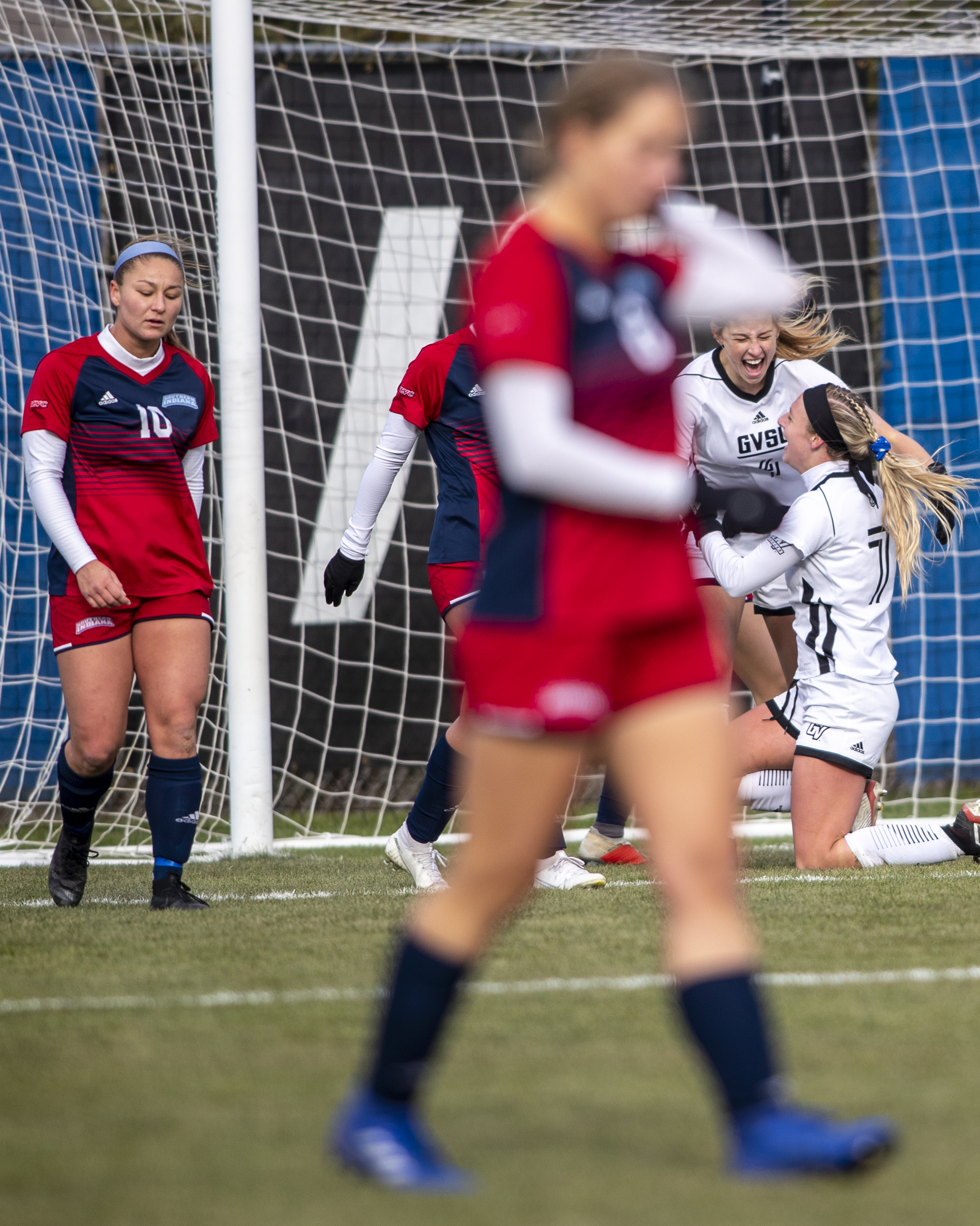 GVSU crushes Southern Indiana in NCAA Women's Soccer Tournament Midwest ...