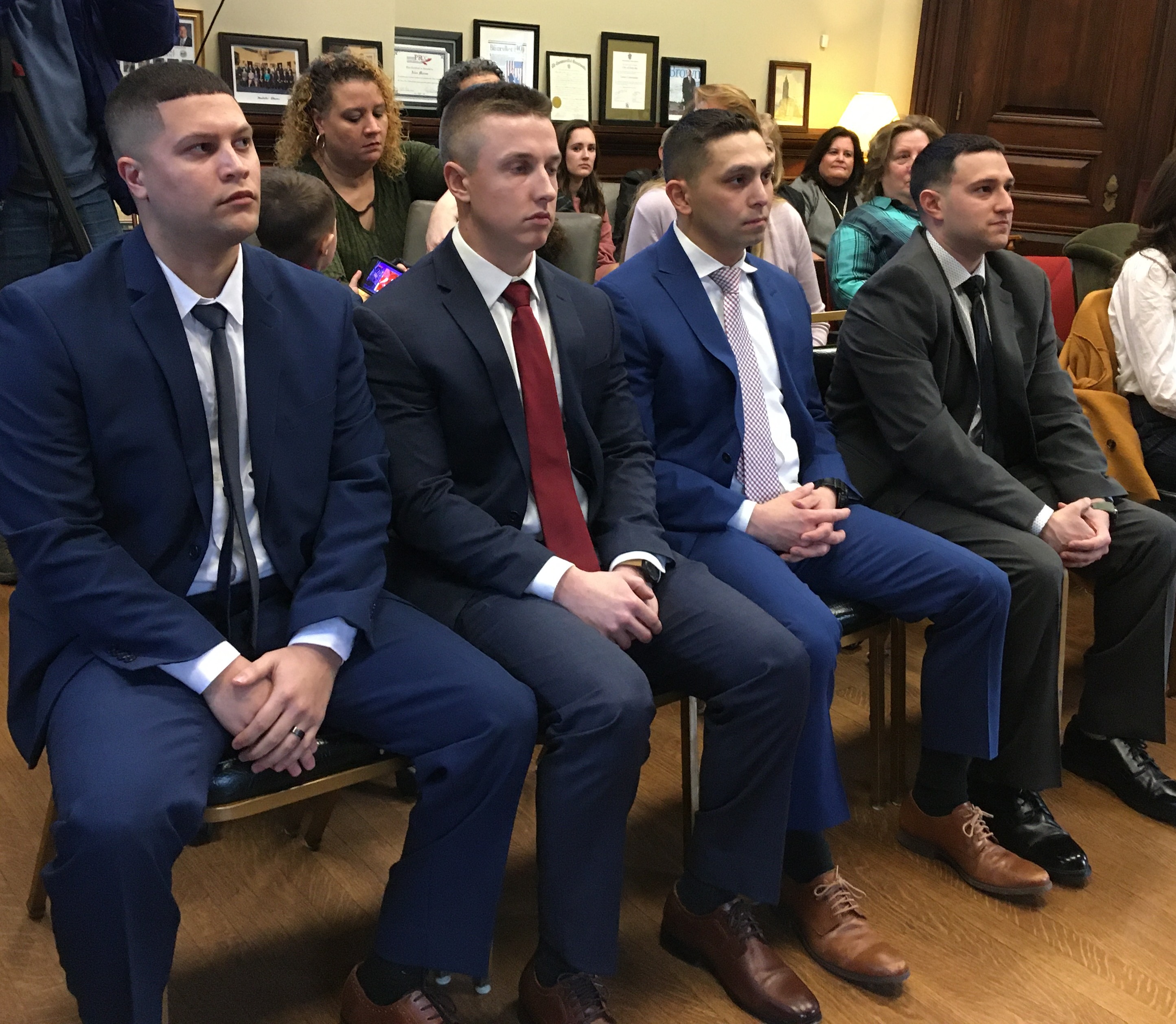 Holyoke Police swear in five new officers - masslive.com