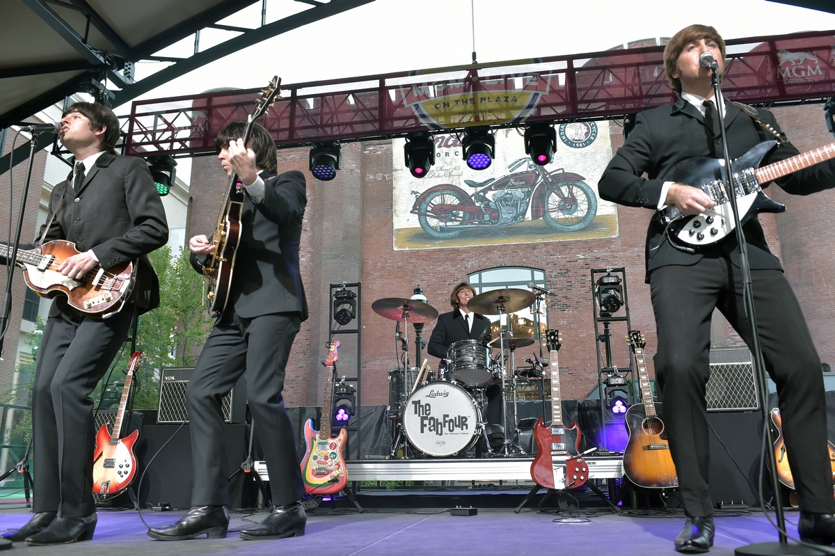 Seen@ The Fab Four Beatles tribute band concert at MGM Springfield ...