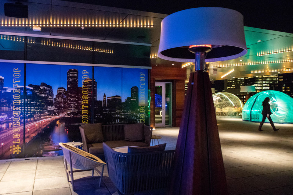 Sit in heated igloos at this rooftop Boston bar - masslive.com