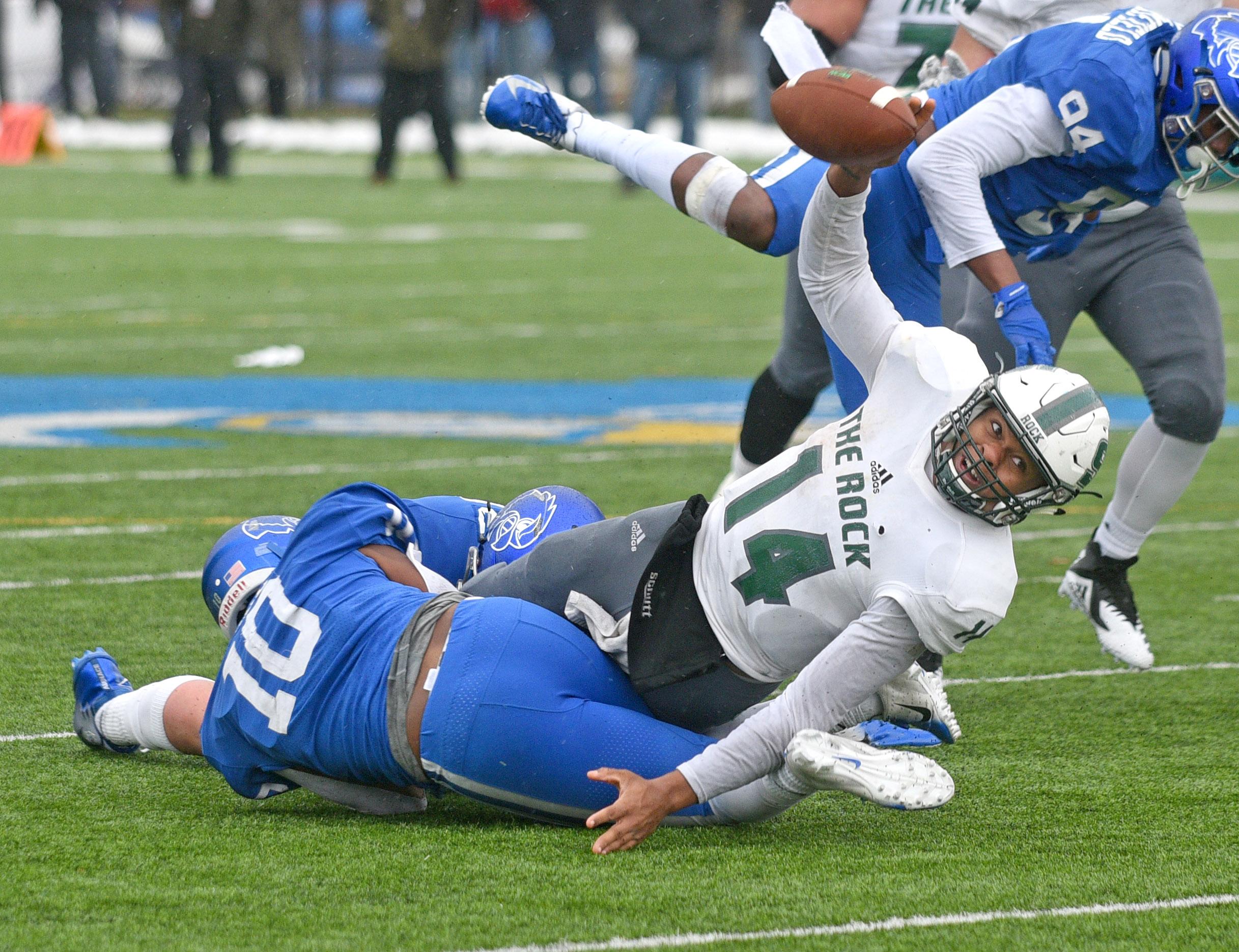 Notre Dame College 21, Slippery Rock 17, NCAA Div. II quarterfinal ...