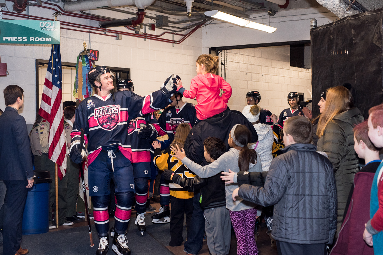 Pink in the Rink Night at Worcester Railers vs Atlanta Gladiators ...