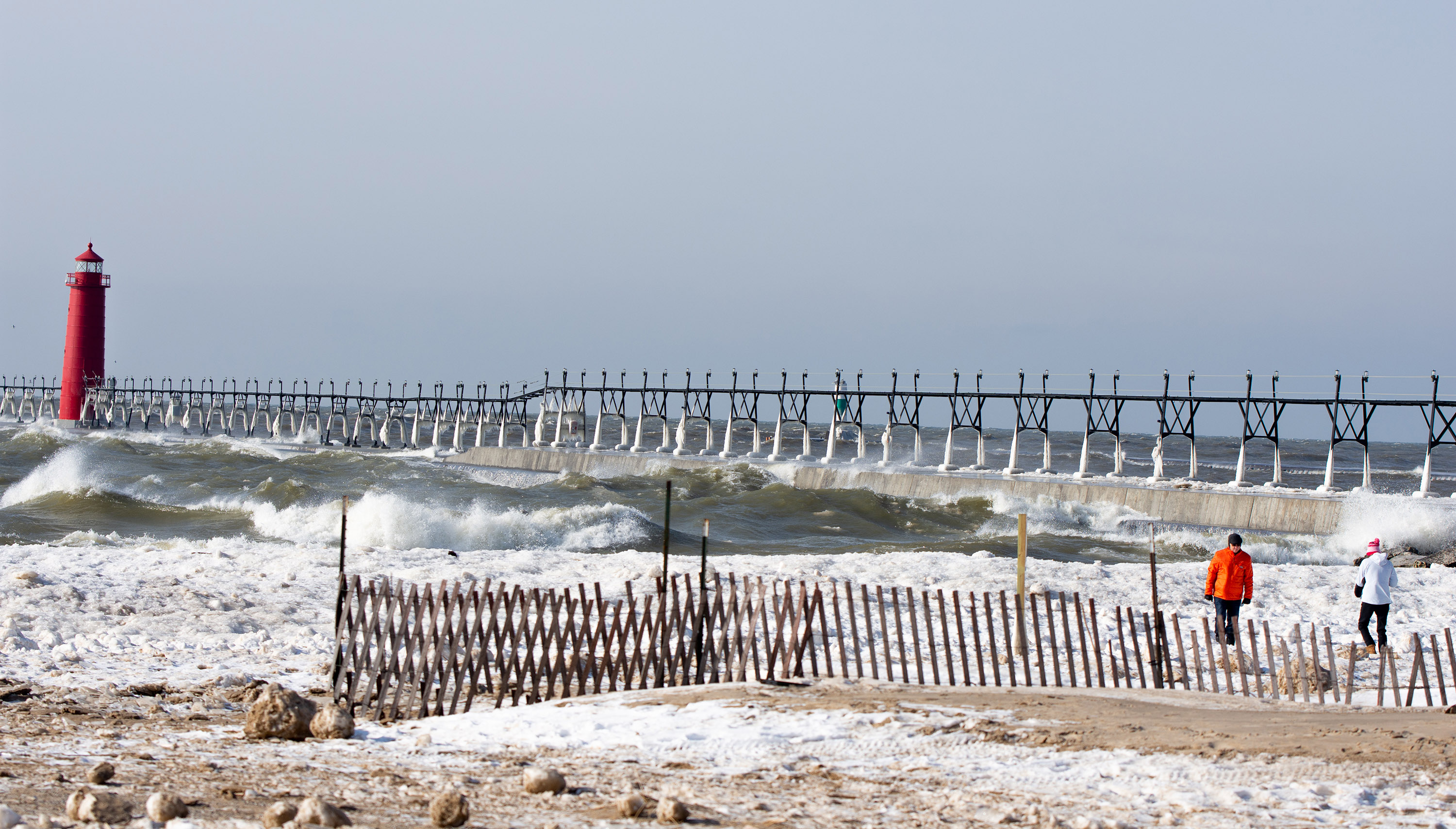Photos of Grand Haven Lighthouse in winter - mlive.com