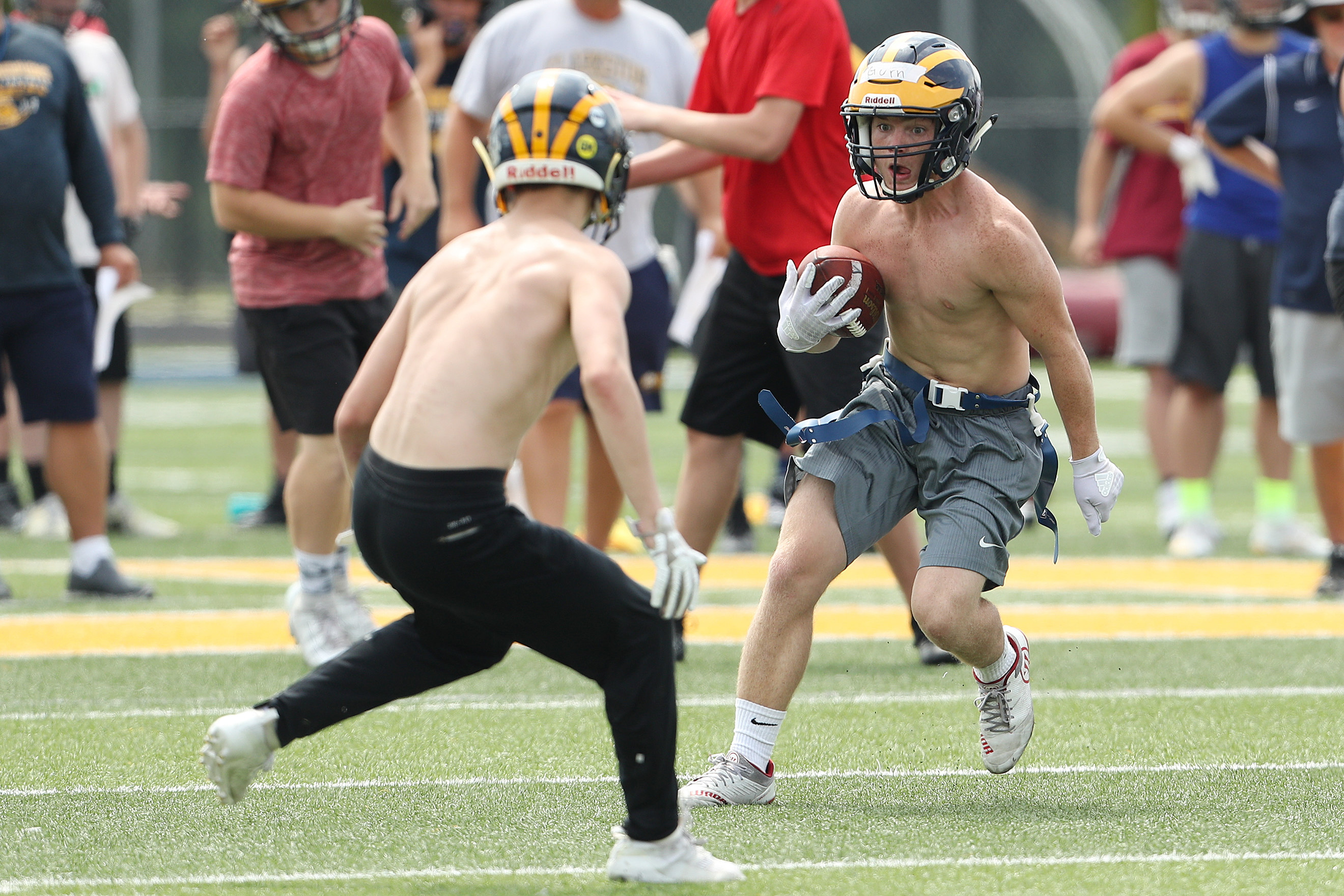 Clarkston's first football practice of 2019 season - August 12, 2019 ...