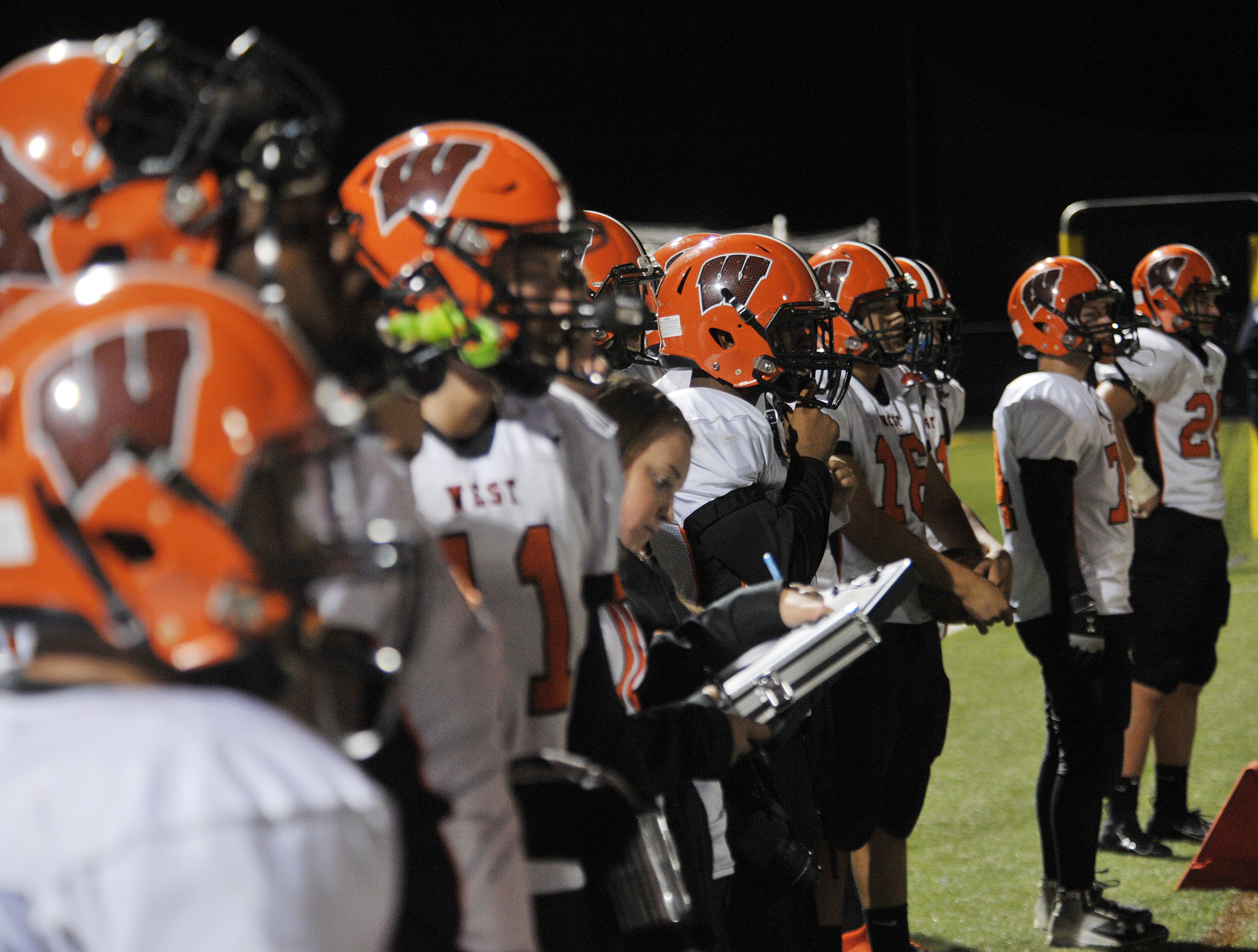 High School Football Hamilton West at Hopewell Valley on 10-11-2019 ...