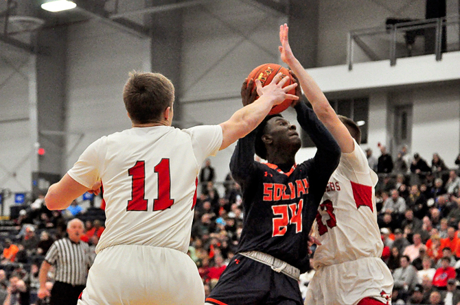 Solvay vs. Lowville in Section III Class B boys sectional title game ...