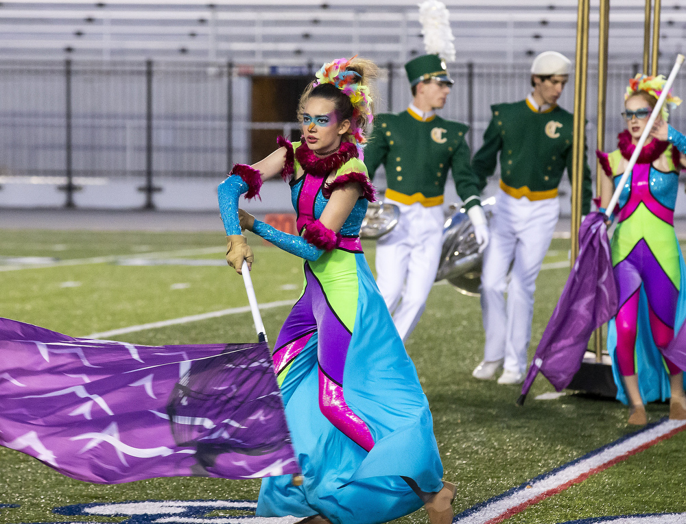 Carlisle and Camp Hill Marching Bands compete in the Cavalcade of Bands ...