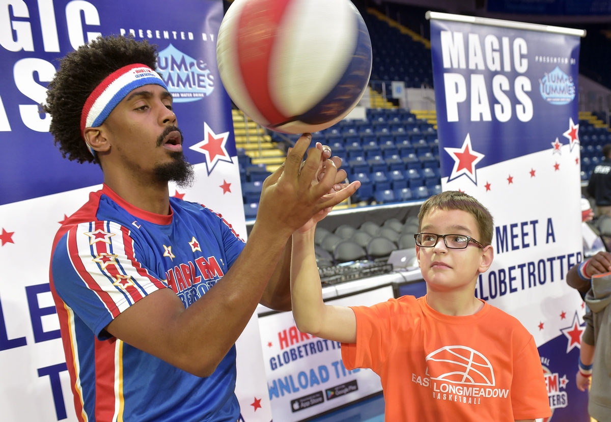 Seen@ the Harlem Globetrotters '2020 Pushing the Limits World Tour' in ...