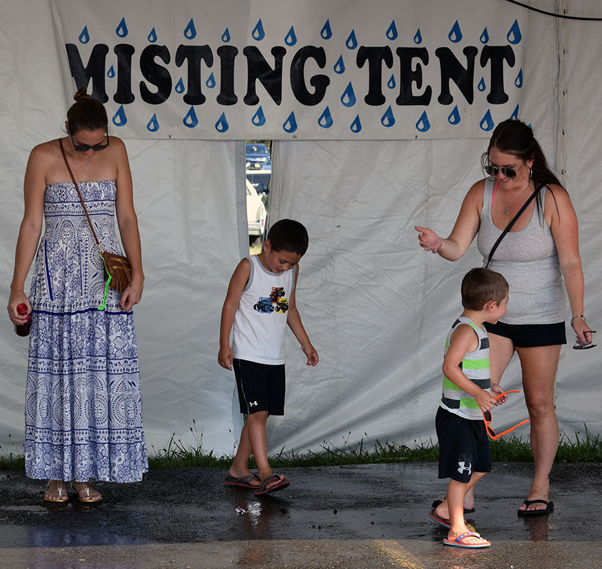 Having fun on the ground at the QuickChek New Jersey Festival of ...