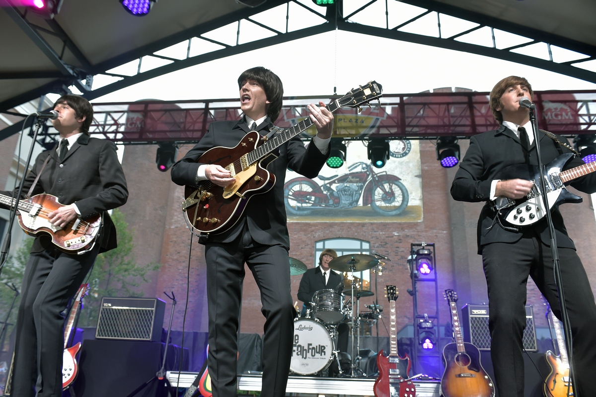 Seen@ The Fab Four Beatles tribute band concert at MGM Springfield ...