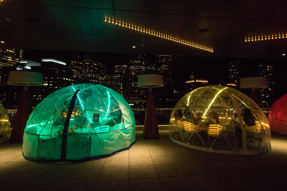 Sit in heated igloos at this rooftop Boston bar - masslive.com