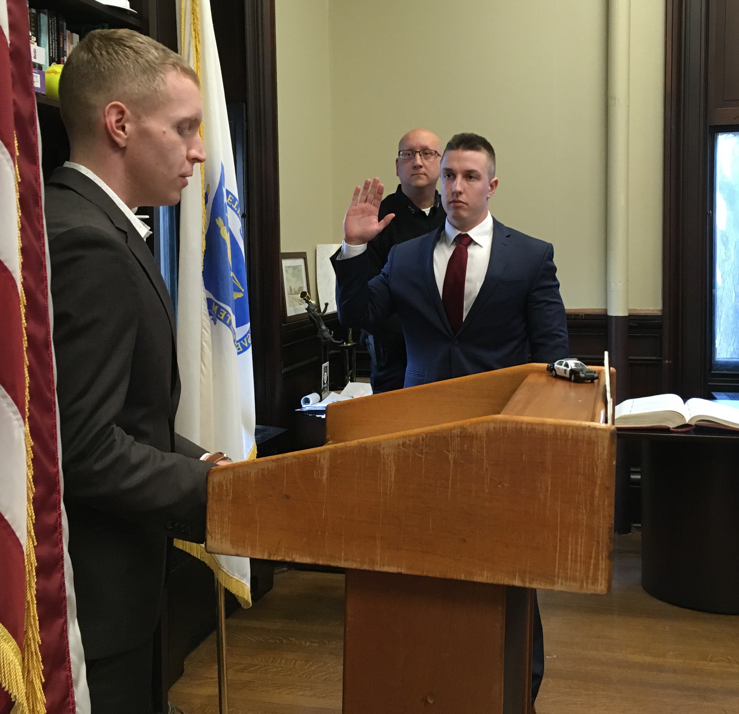 Holyoke Police swear in five new officers - masslive.com