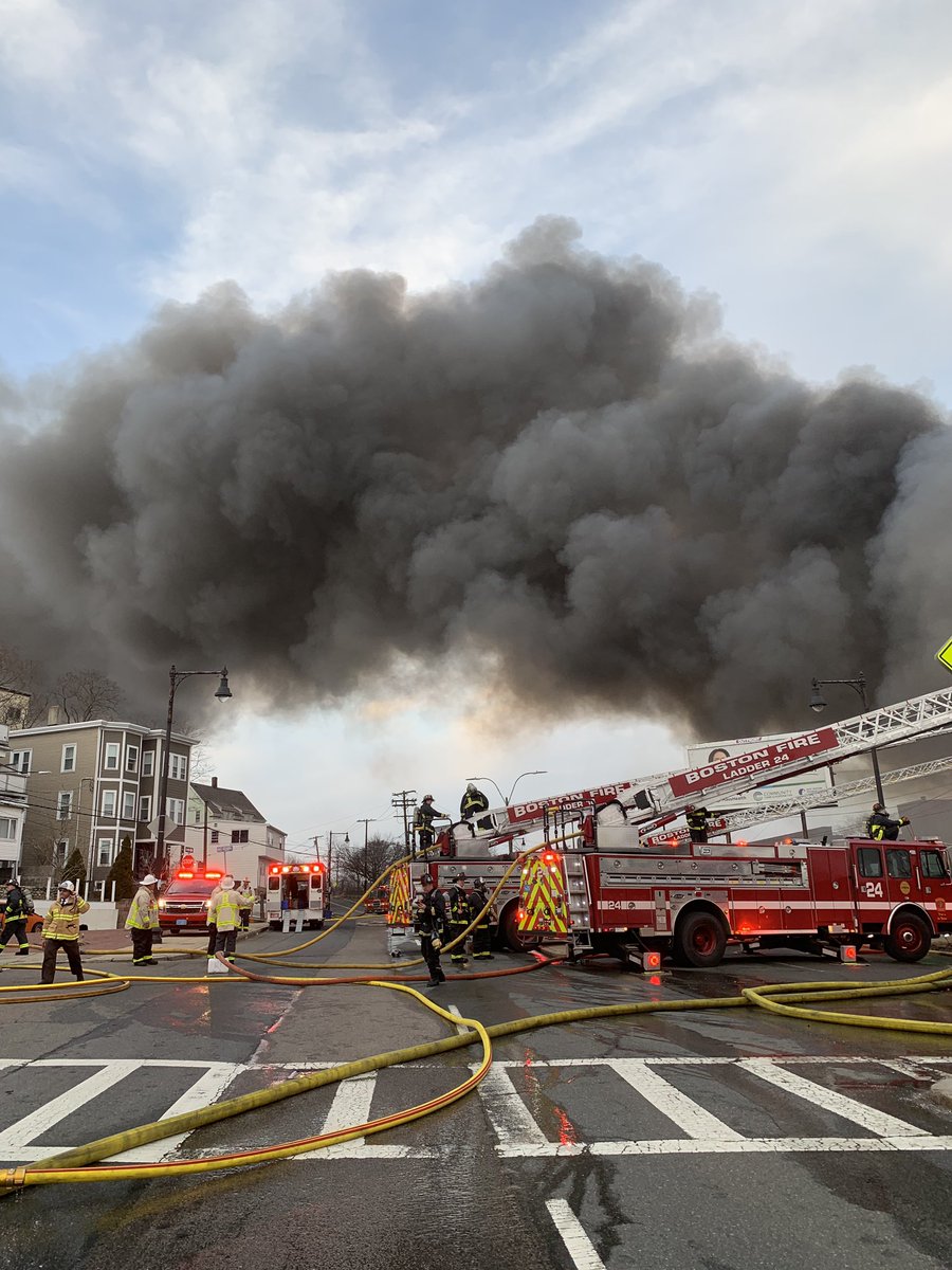 Boston firefighters battle 7-alarm blaze at East Boston casket company ...