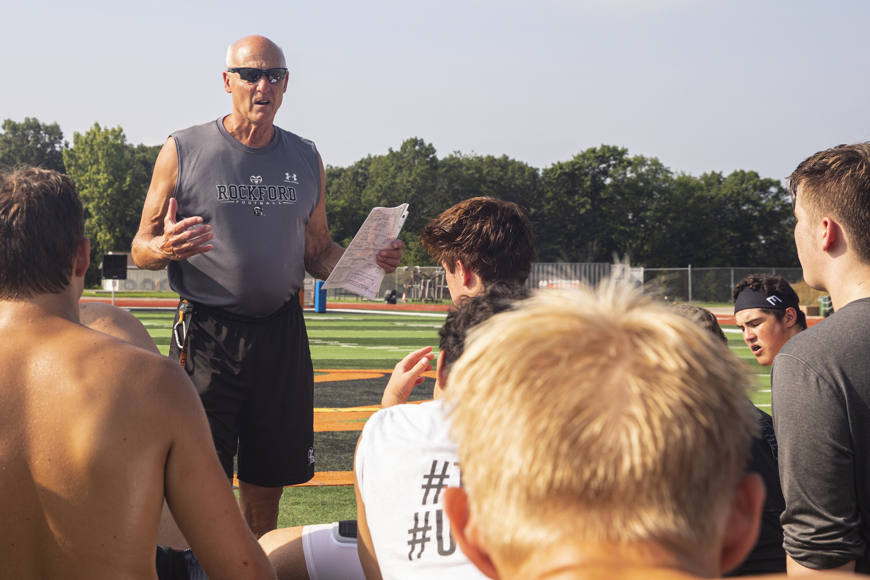 Rockford Rams open football practice for 2019 season - mlive.com