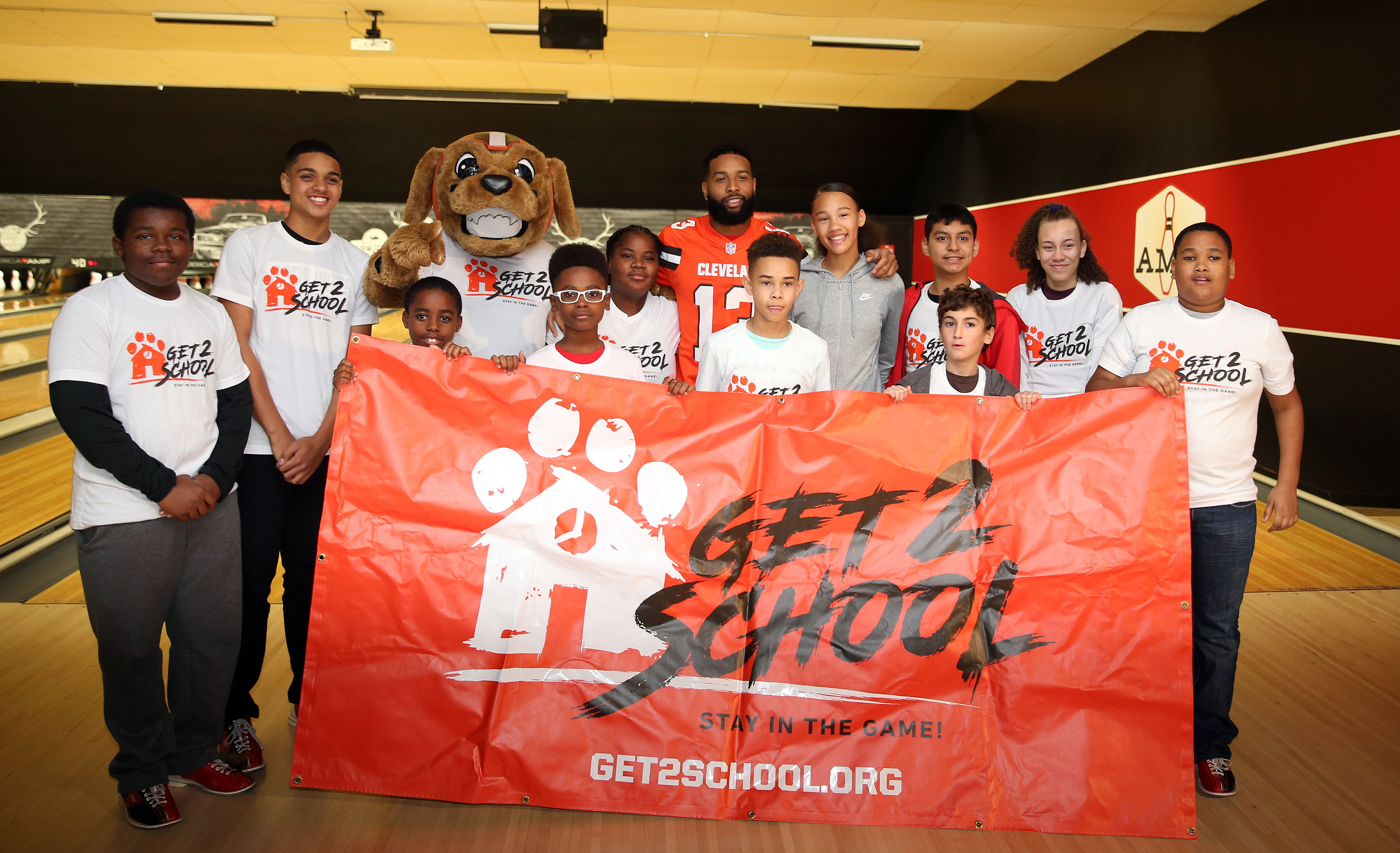 Browns reward Canton City School District students with bowling ...