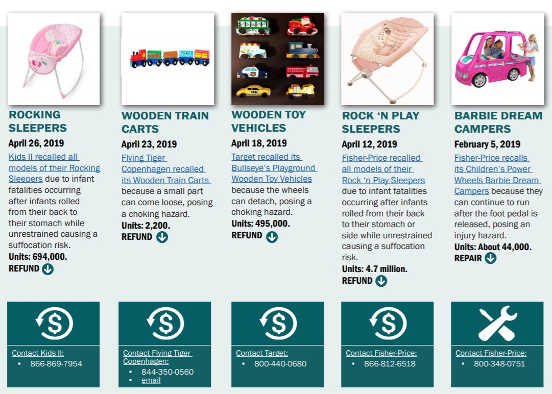 2019 toy recalls, remedies - mlive.com