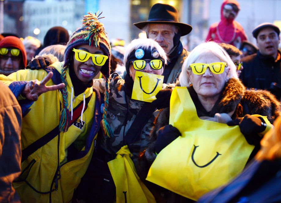 Scenes from Gilda's LaughFest world record attempts - mlive.com