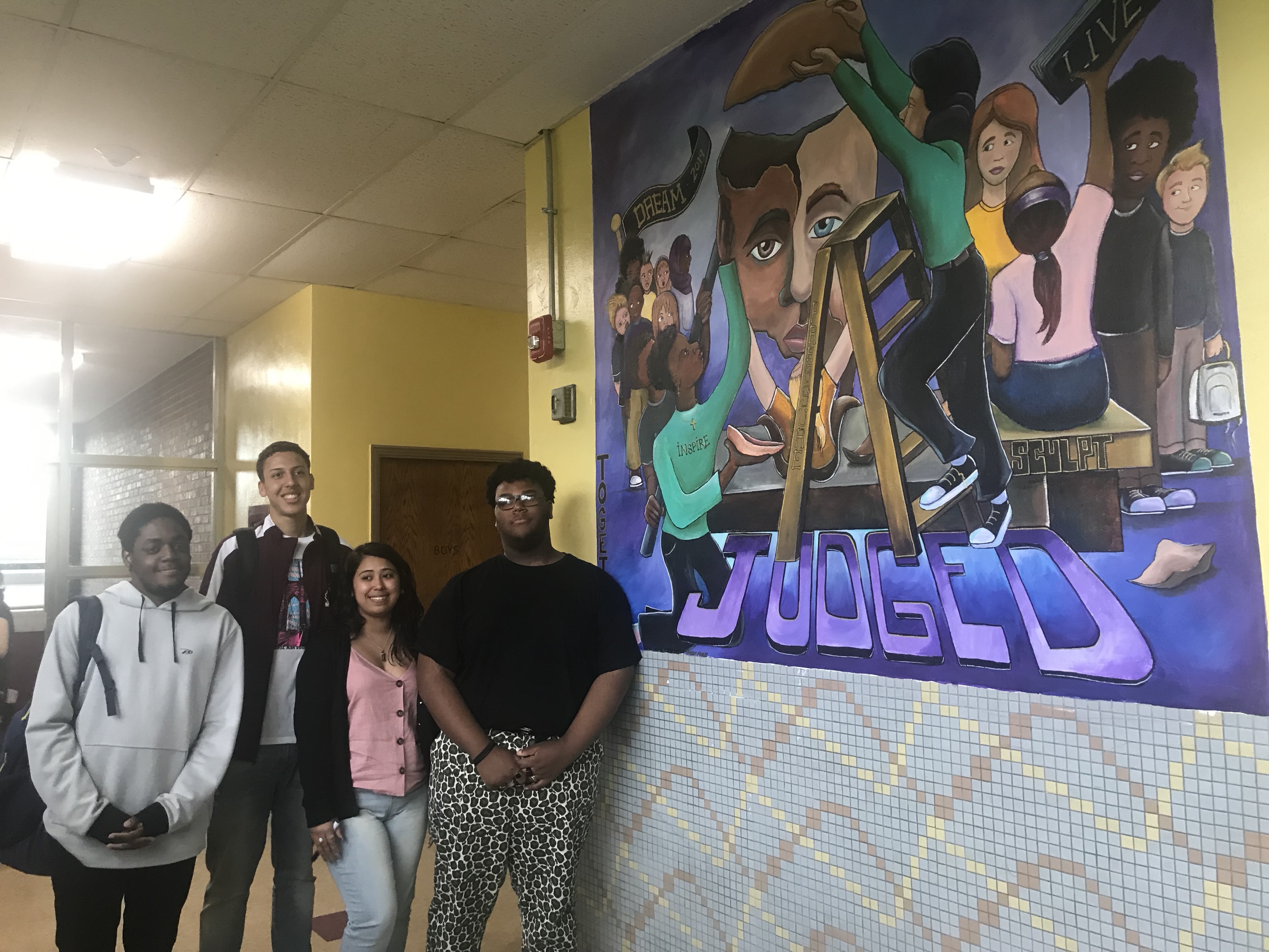 Seniors at Duggan Academy in Springfield and their 'Mural for Justice ...