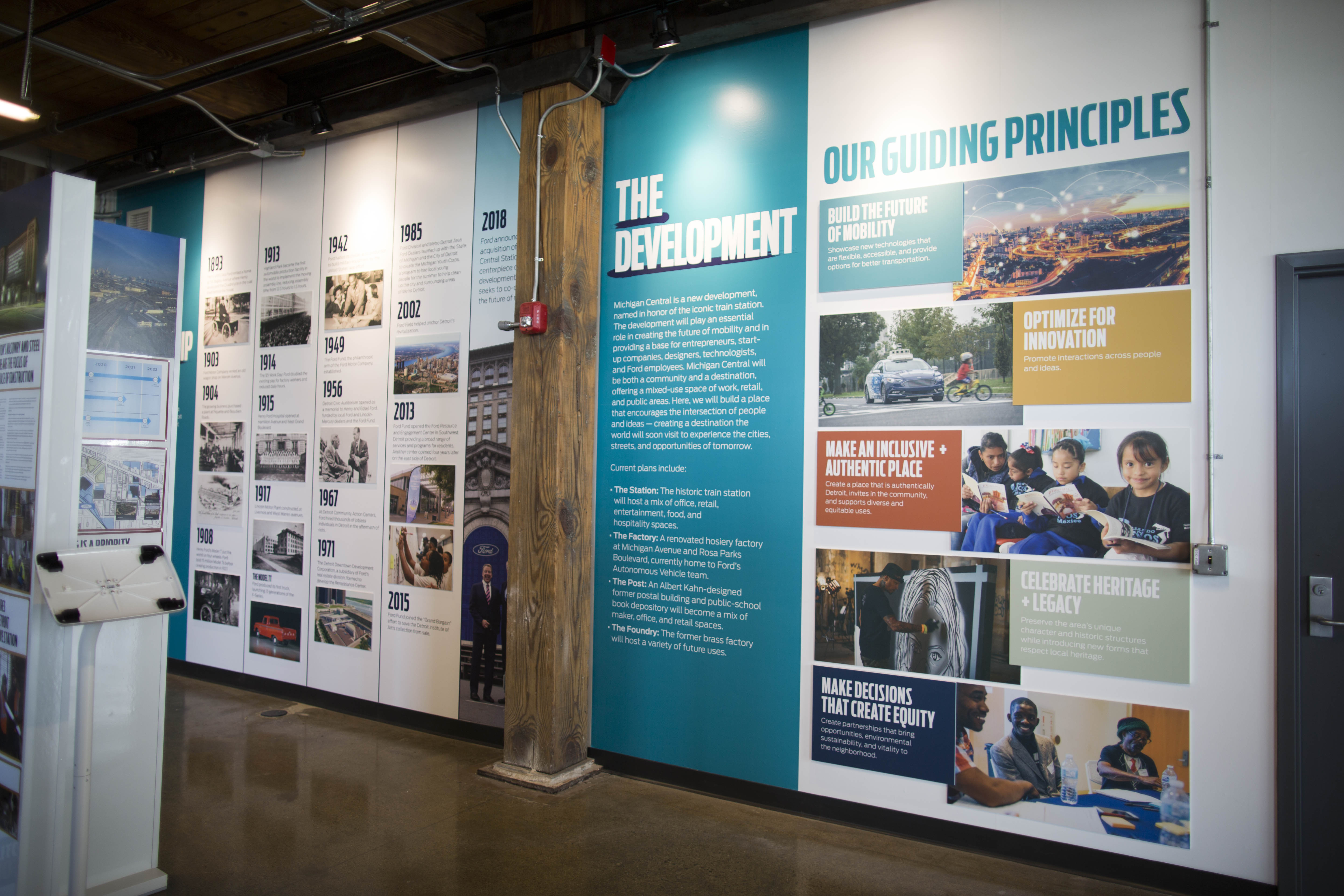 Ford opens new information center for historic Michigan Central Station ...