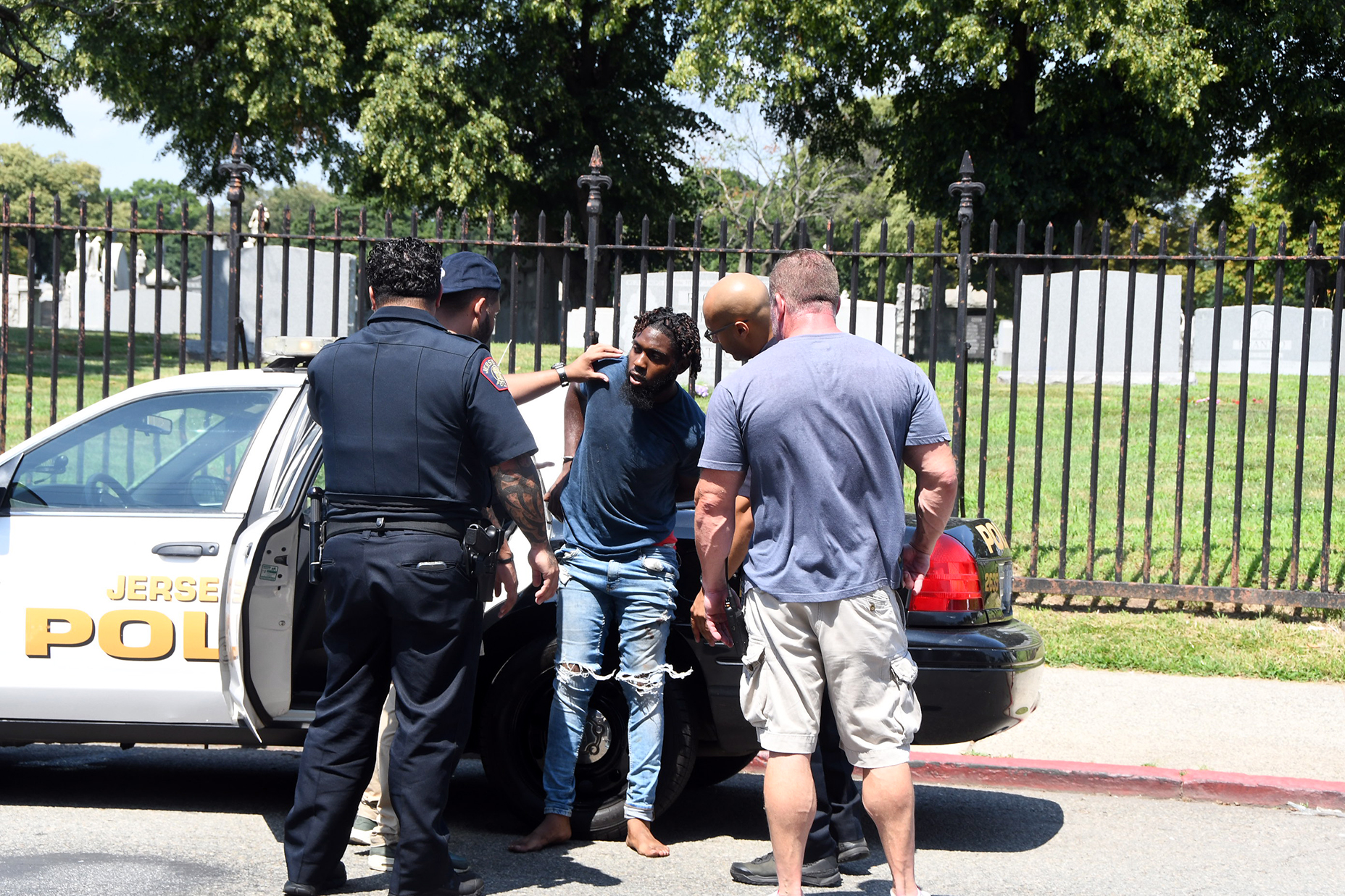 Multiple crashes, arrests in incident on West Side Avenue in Jersey ...