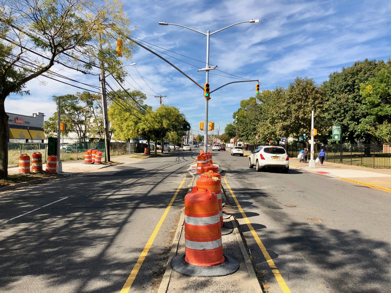 New light installed at entrance of New Dorp High School - silive.com