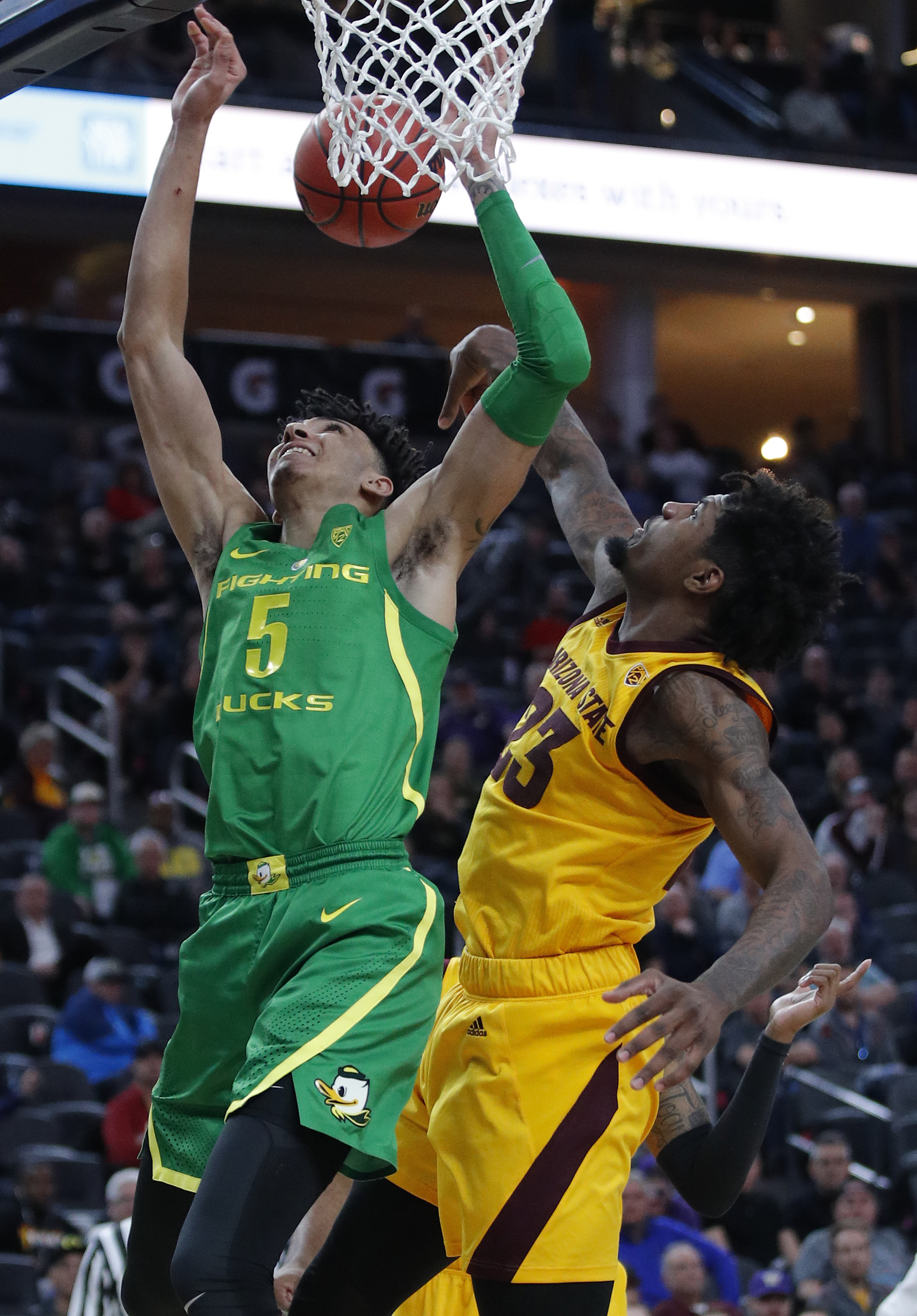 Oregon beats Arizona State in Pac-12 tournament semifinal - oregonlive.com