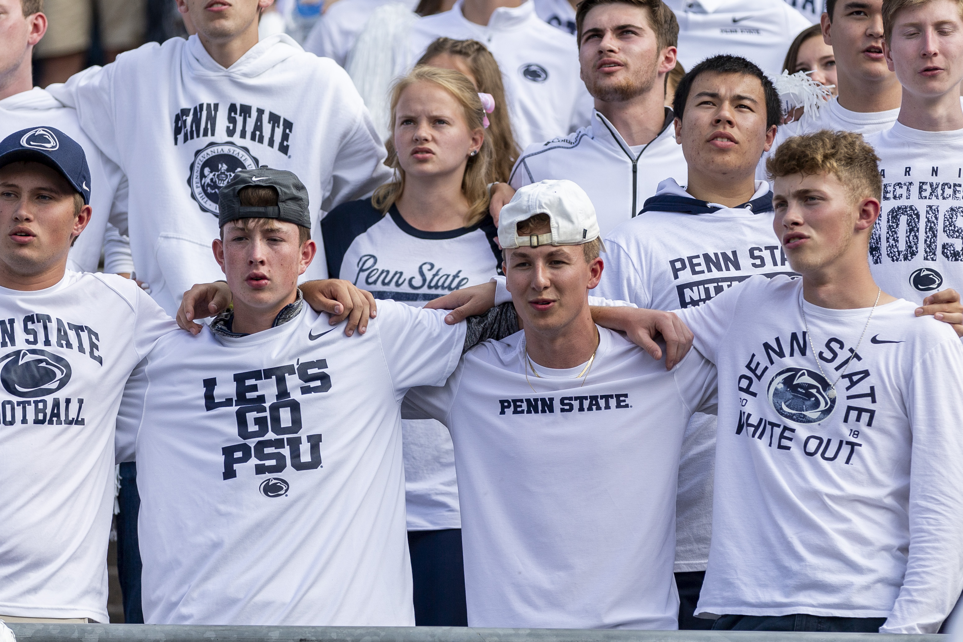 Penn State football faces in the crowd from 17-10 win over Pitt ...