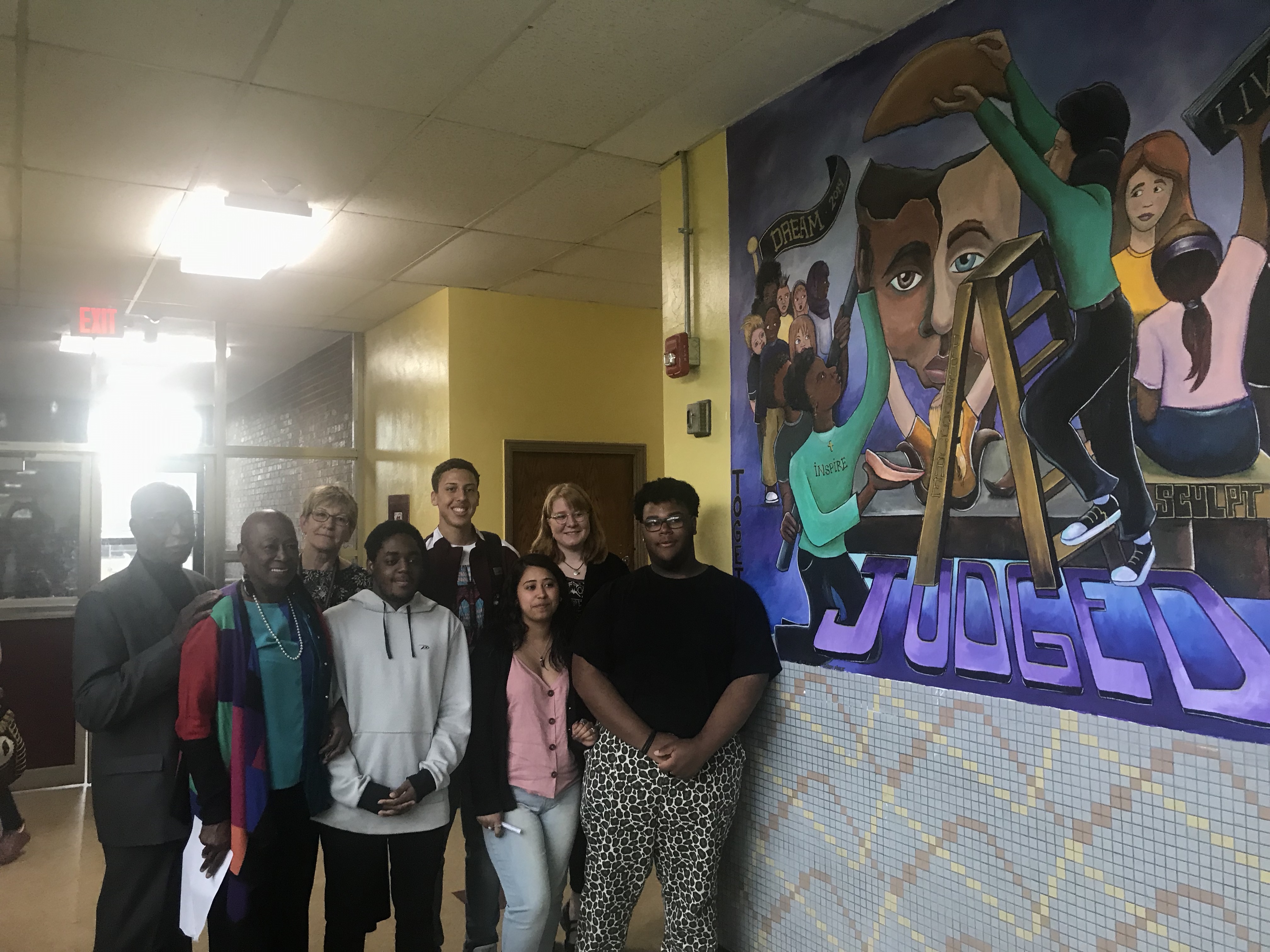 Seniors at Duggan Academy in Springfield and their 'Mural for Justice ...