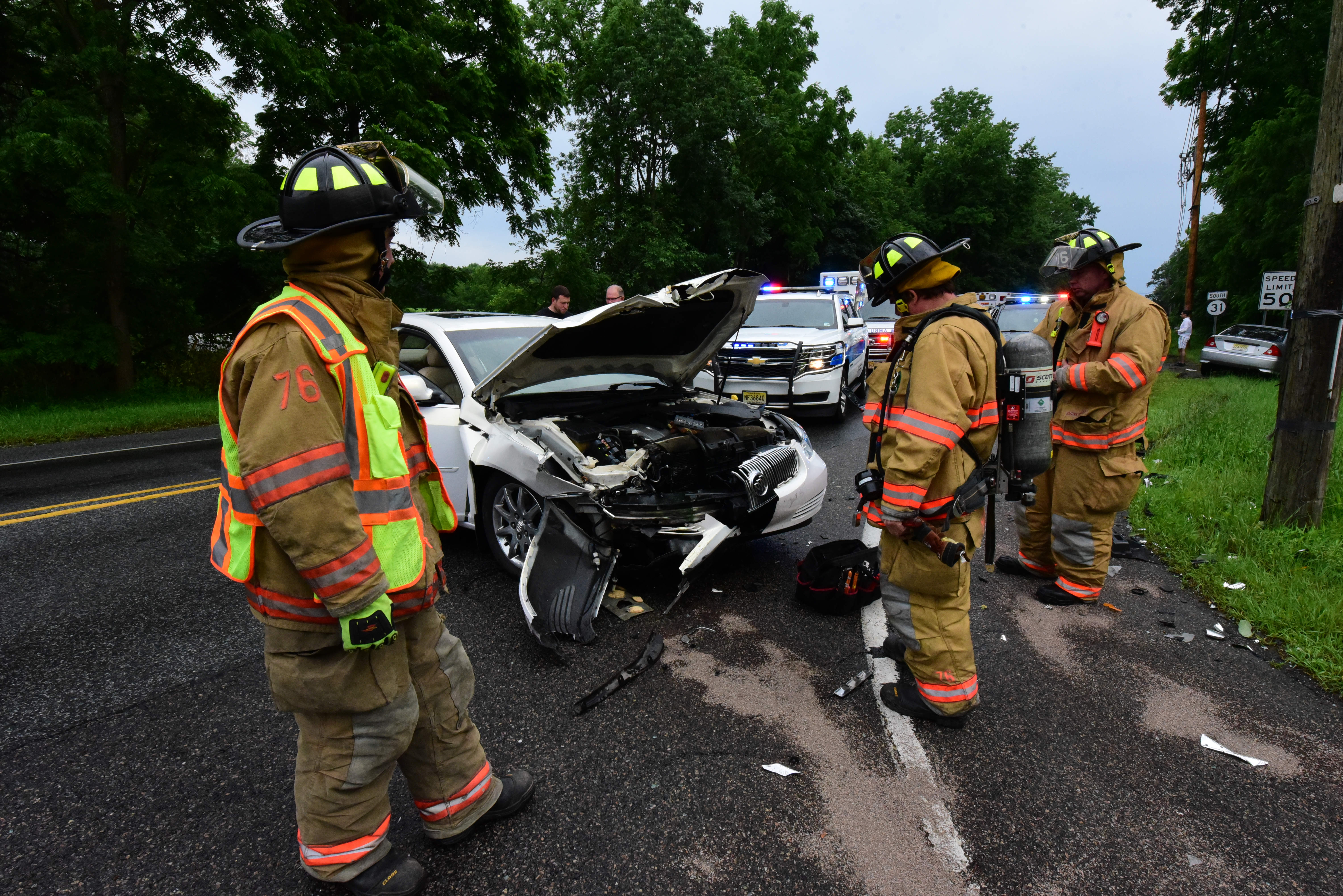 1 hurt in Route 31 collision, cops say - nj.com