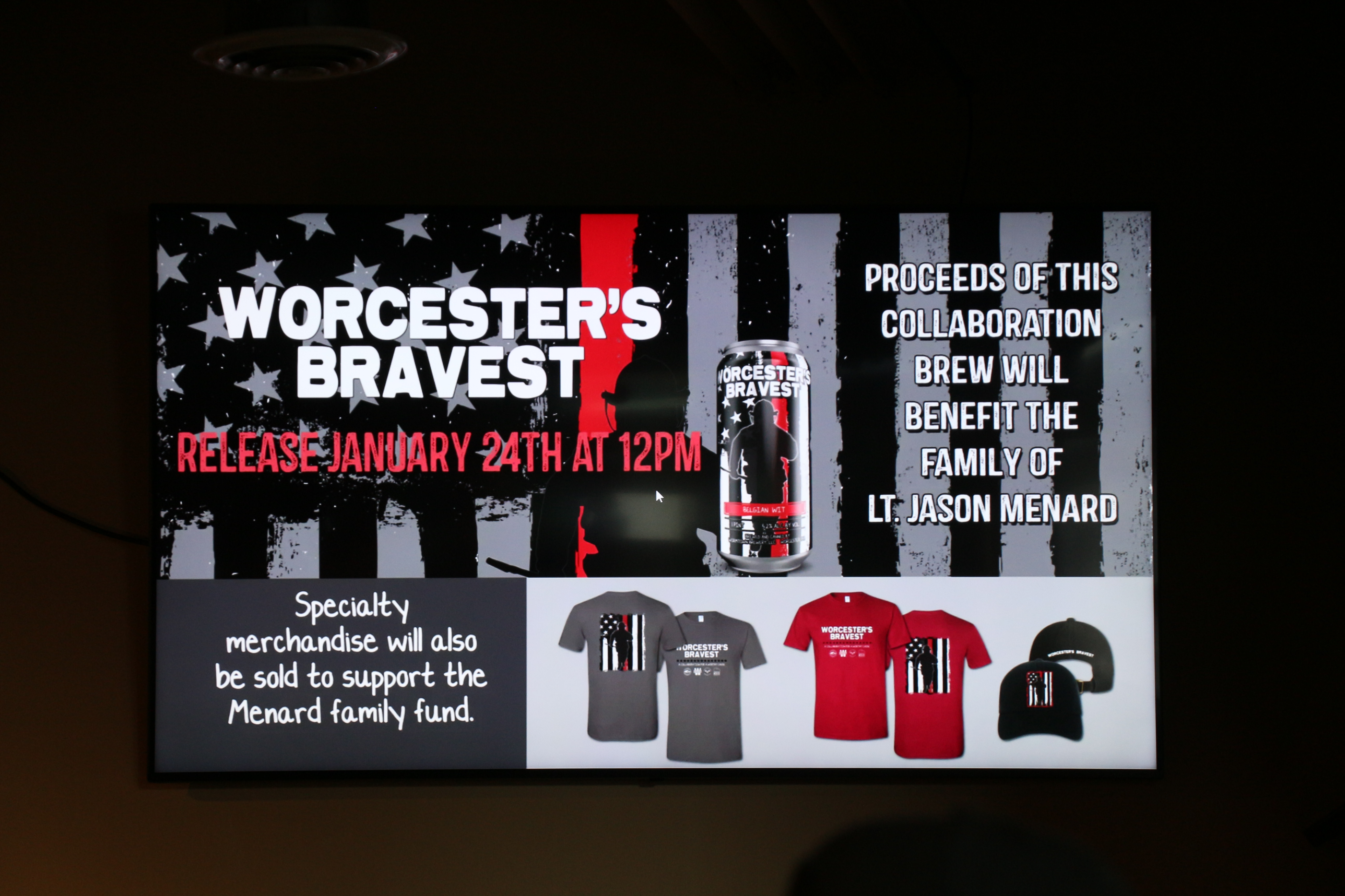 Wormtown Brewery launches 'Worcester's Bravest' to benefit family of ...
