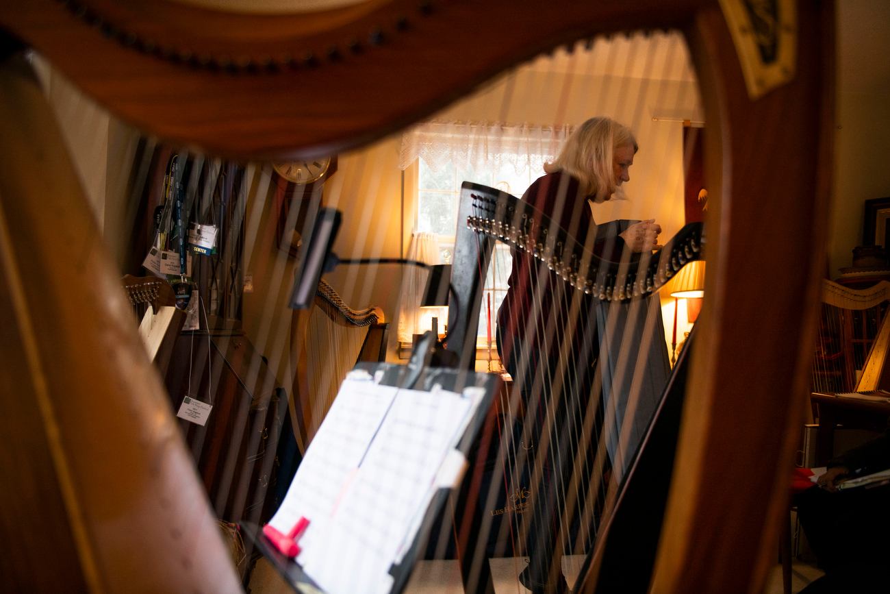 Harpist Carol Kappus talks about her love for music - mlive.com