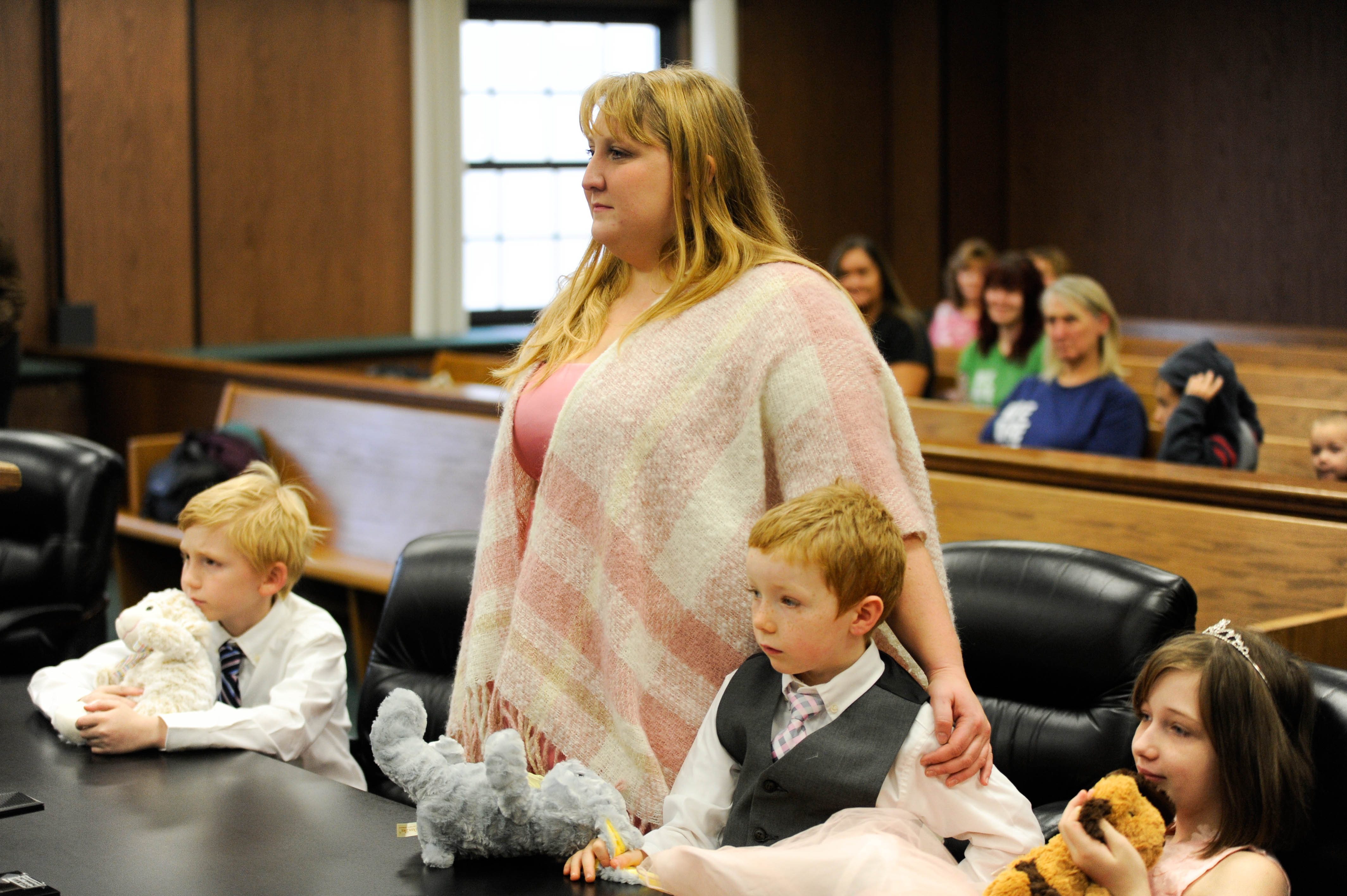Adoption day at the Jackson County Courthouse - mlive.com