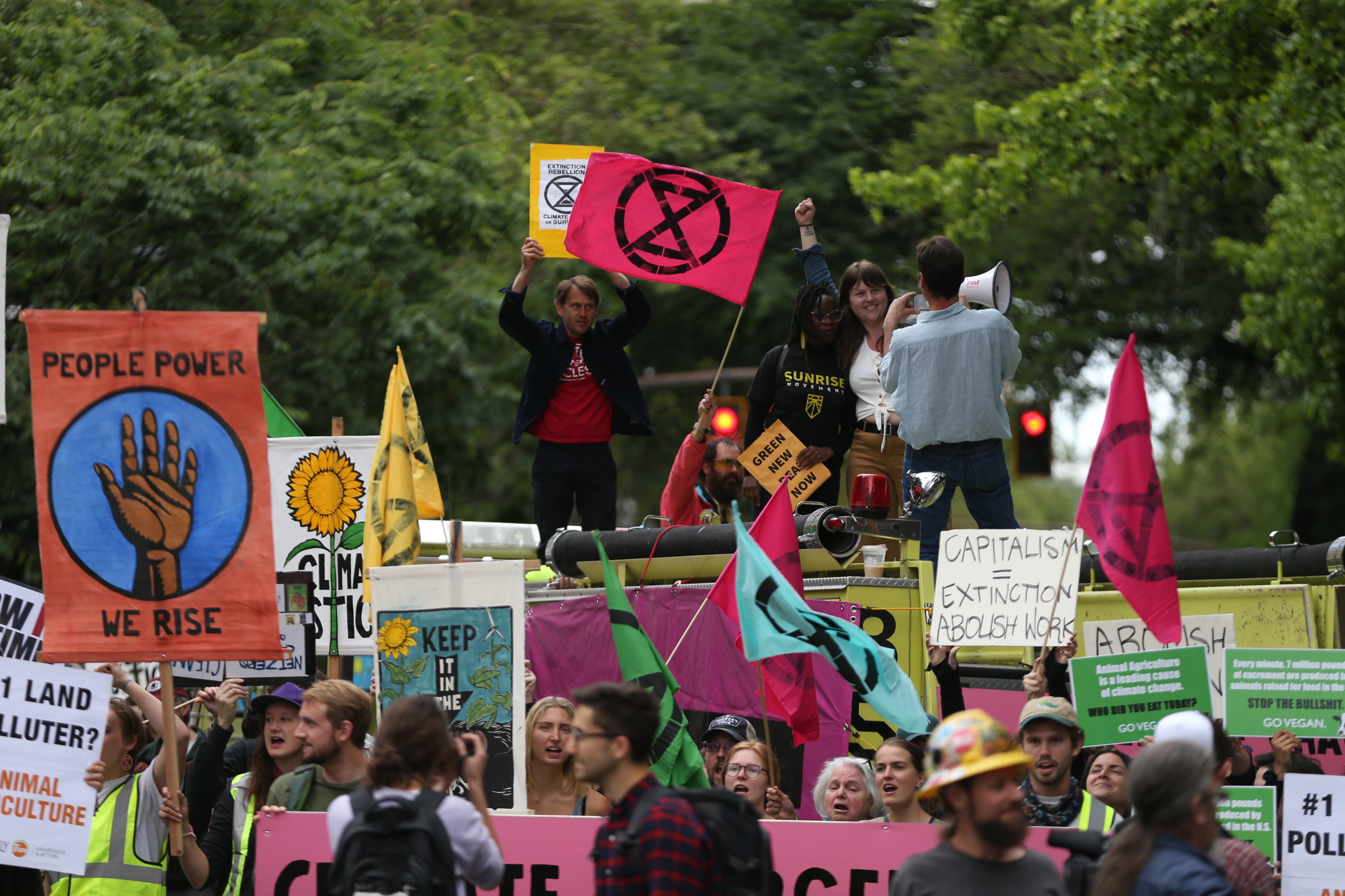 Climate Change Demonstration in Downtown Portland - oregonlive.com