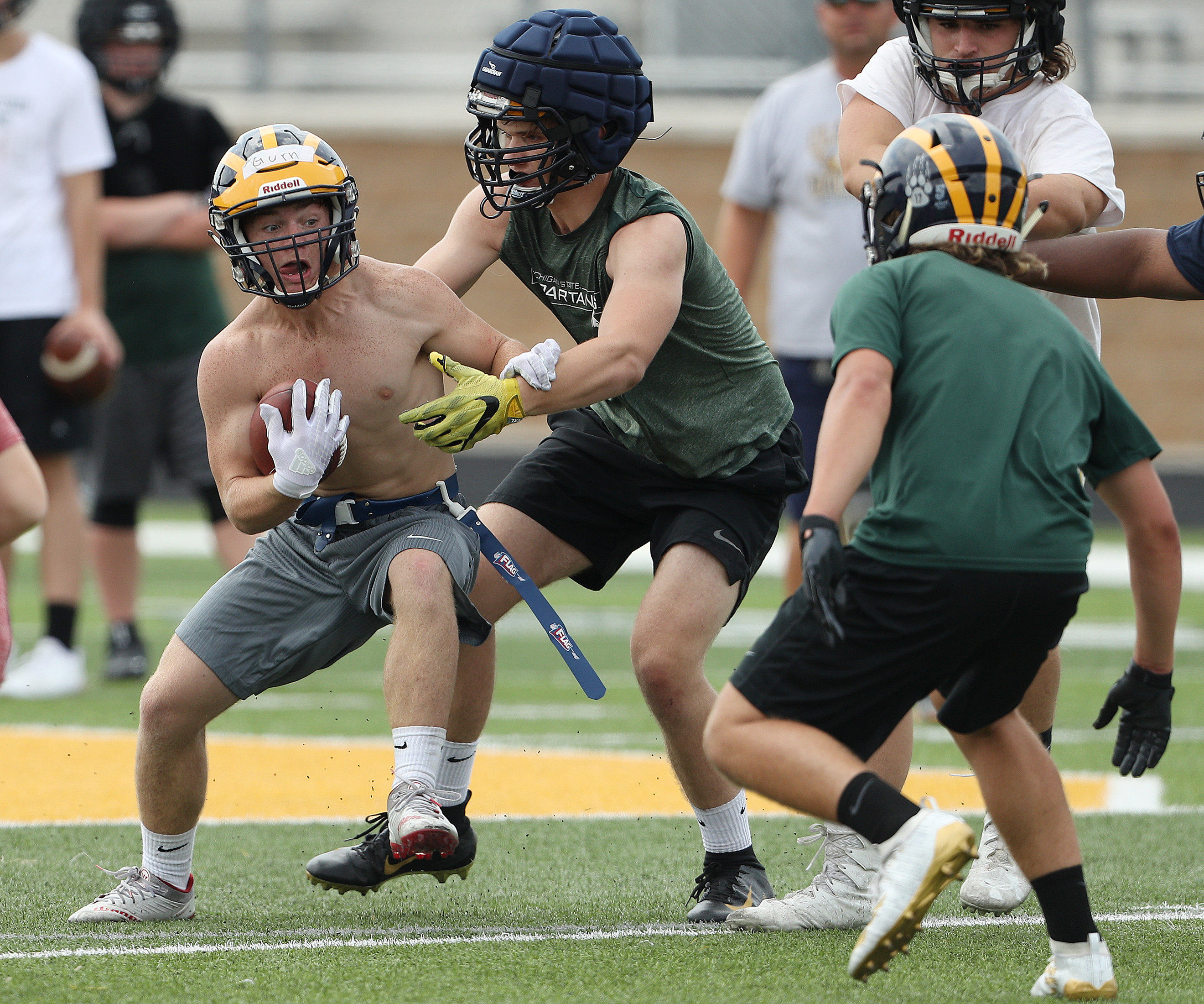 Clarkston's first football practice of 2019 season - August 12, 2019 ...