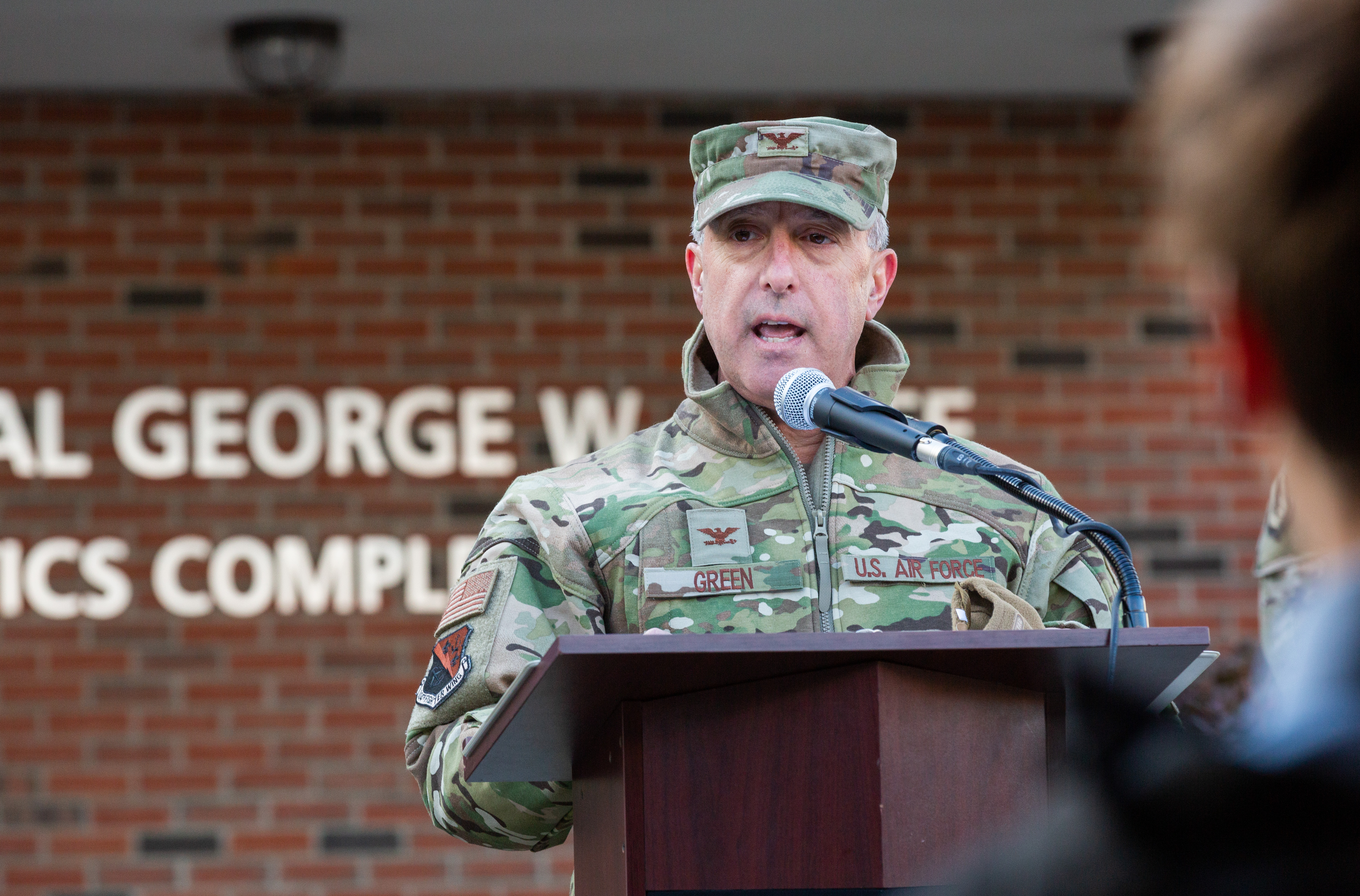 Dedication ceremony to honor the late major general George W. Keefe ...