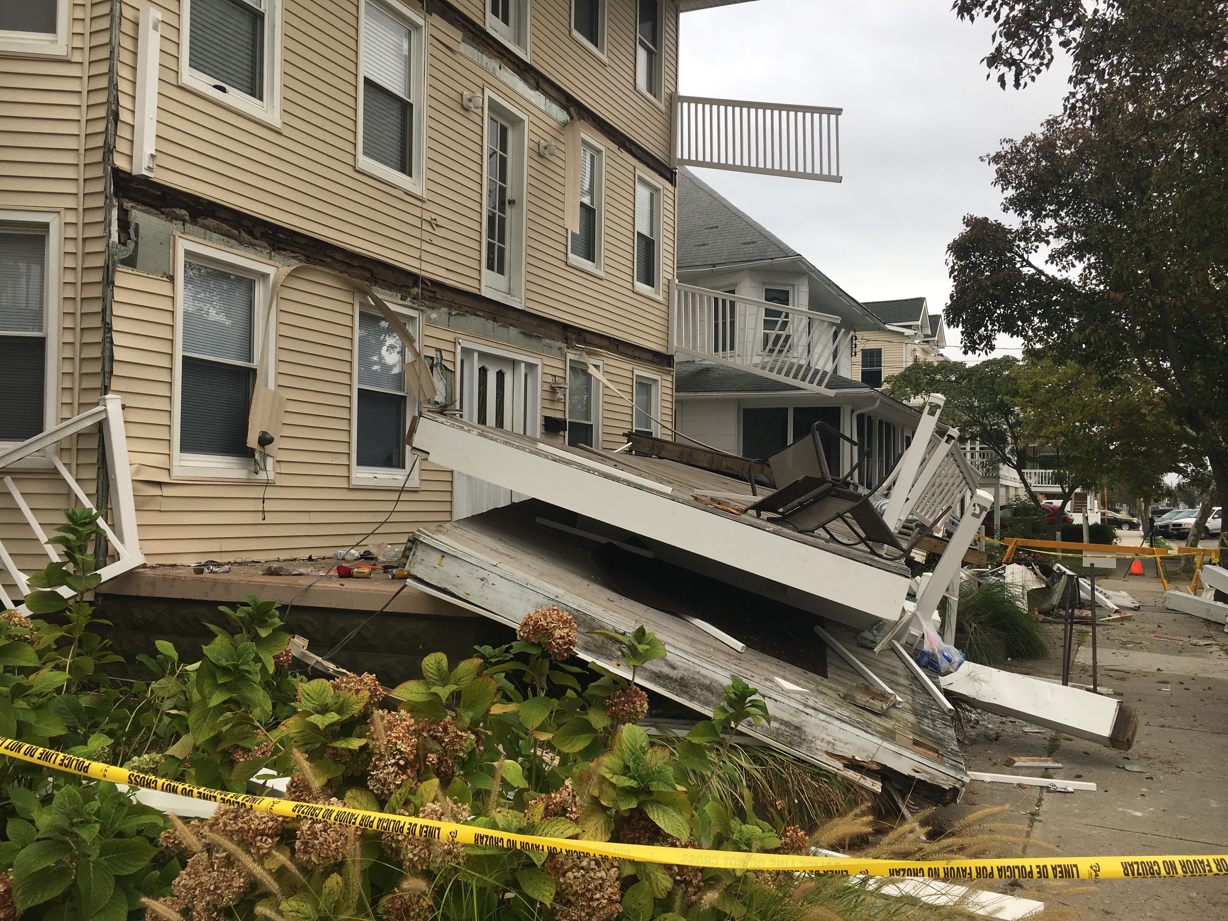 Another Saturday deck collapse. This time just one person was hurt - nj.com