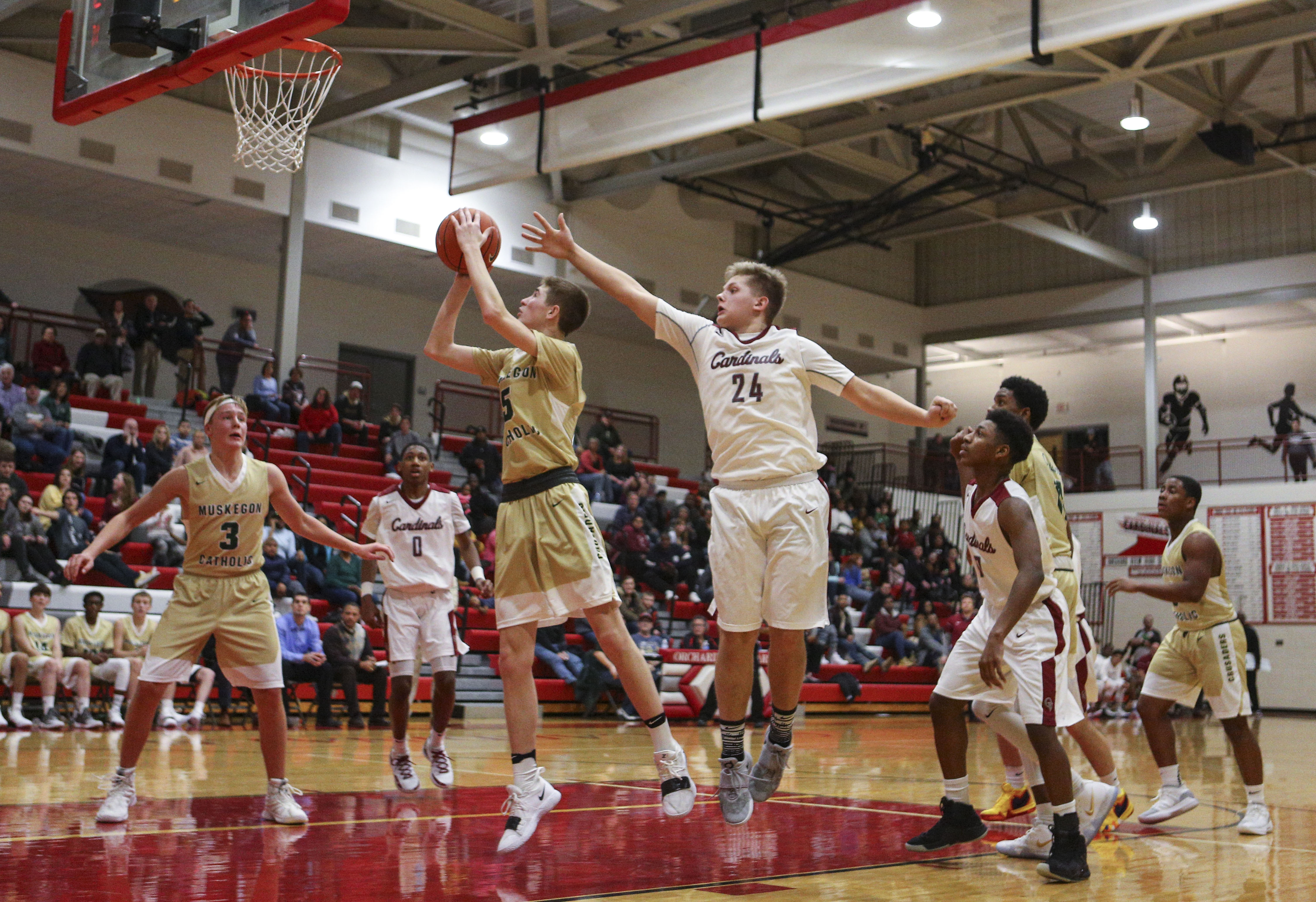 Orchard View boys basketball beats Muskegon Catholic - mlive.com