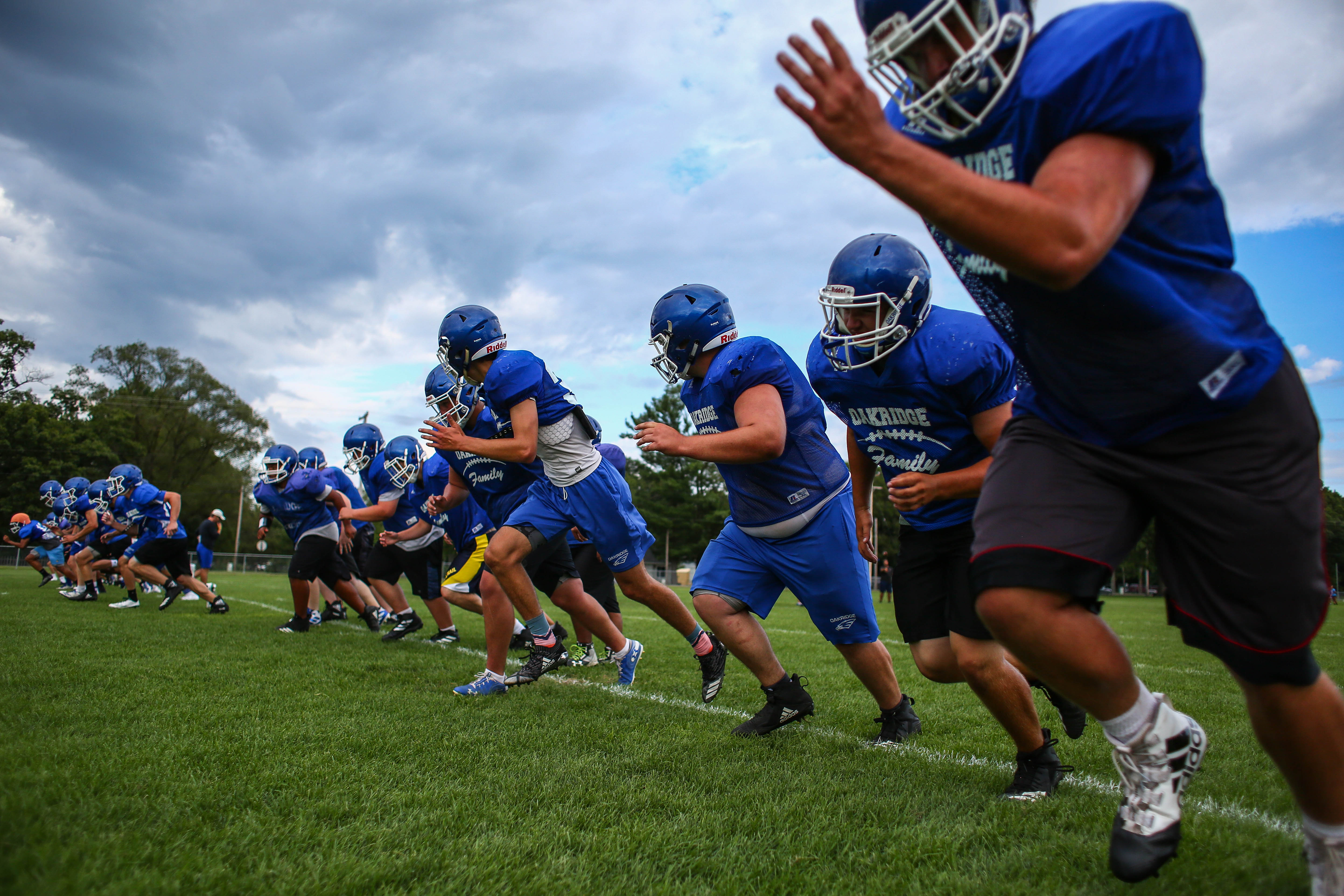 Oakridge holds third practice of the season - mlive.com