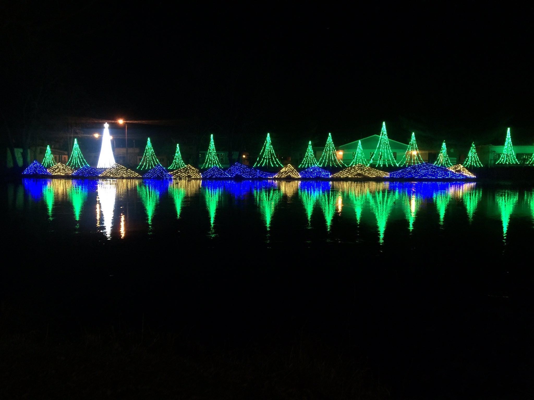 Christmas light displays from the 2018 River Lights of Wonder display ...
