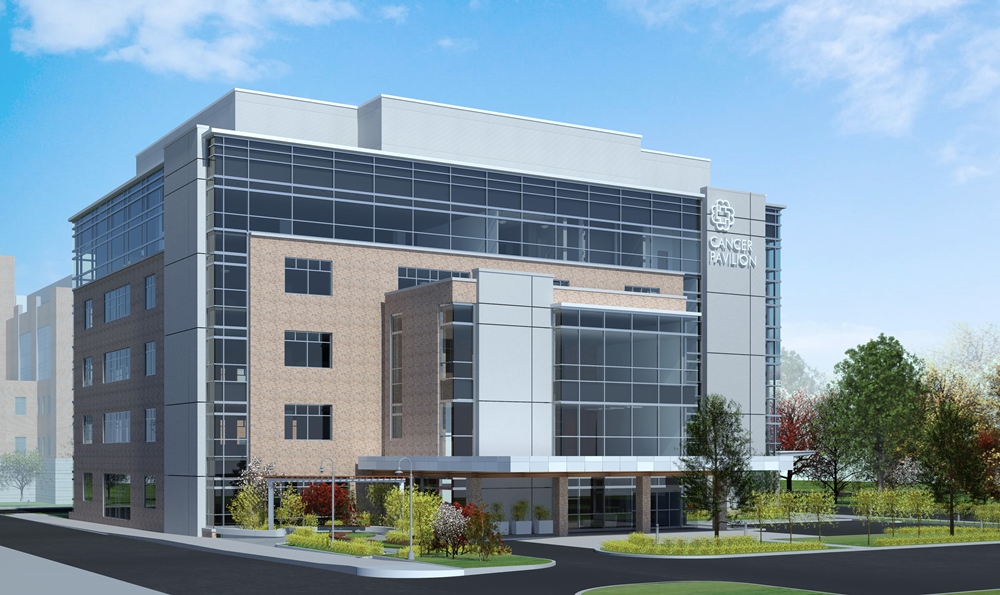 Bronon Cancer Pavilion "tops out" final steel beam - mlive.com